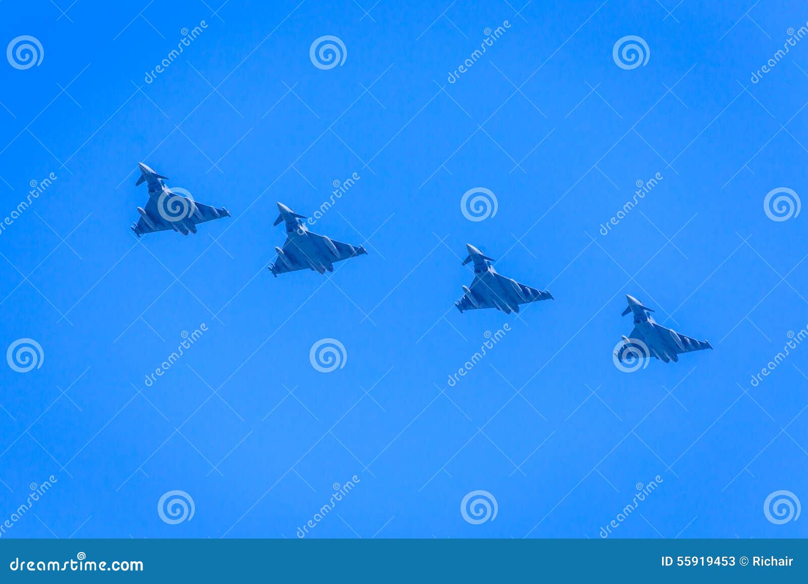 Jet fighters in formation stock image. Image of jets - 55919453
