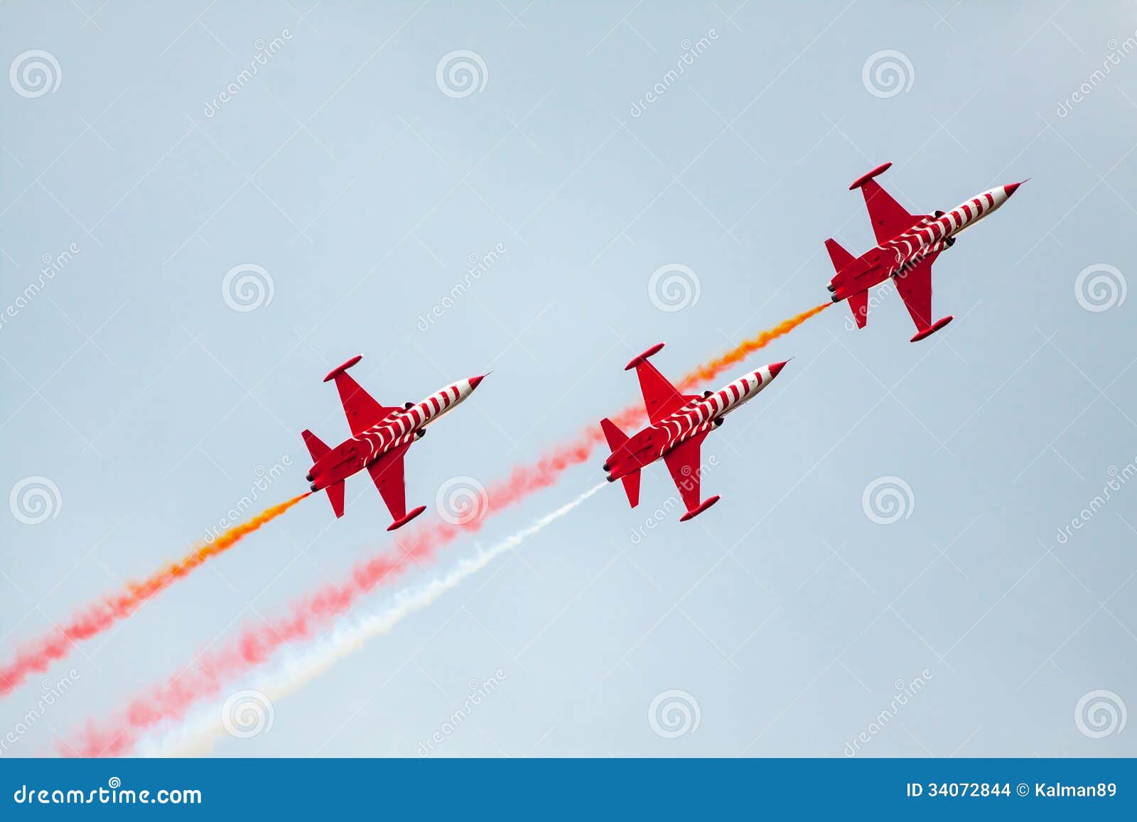Jet Fighters Perfect Teamwork Fotografia Stock - Immagine di getto ...