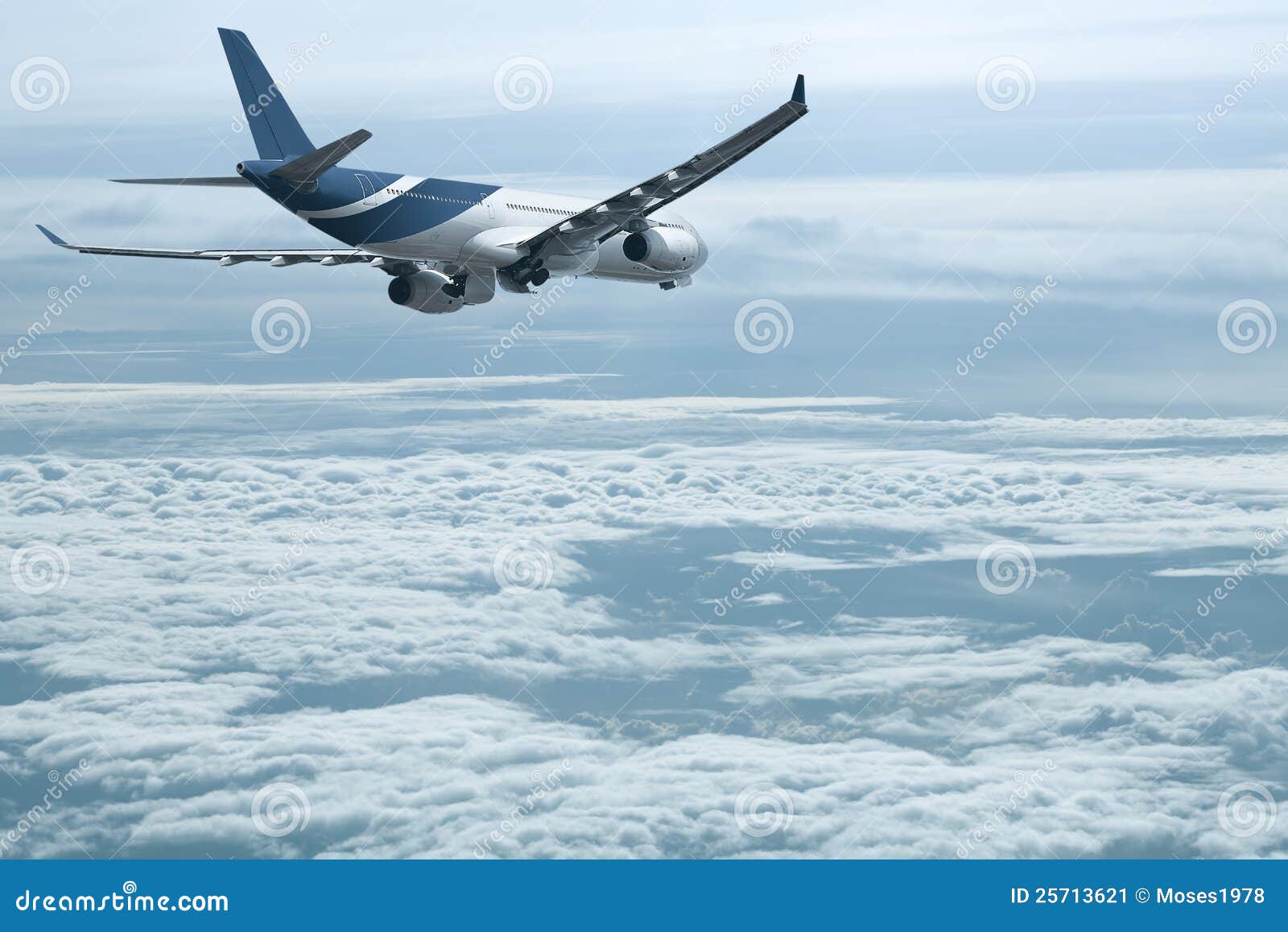 Jet in flight stock image. Image of cloudscape, travel - 25713621