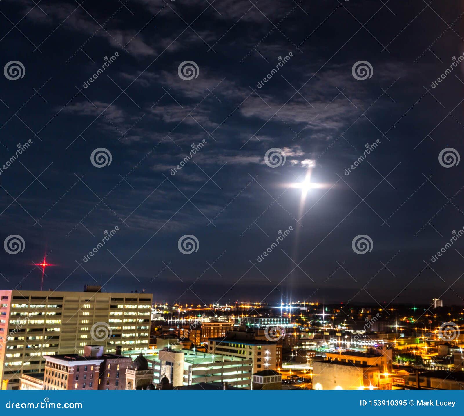 Jet Flying Past a Large Thunderhead Cloud Stock Image - Image of ...