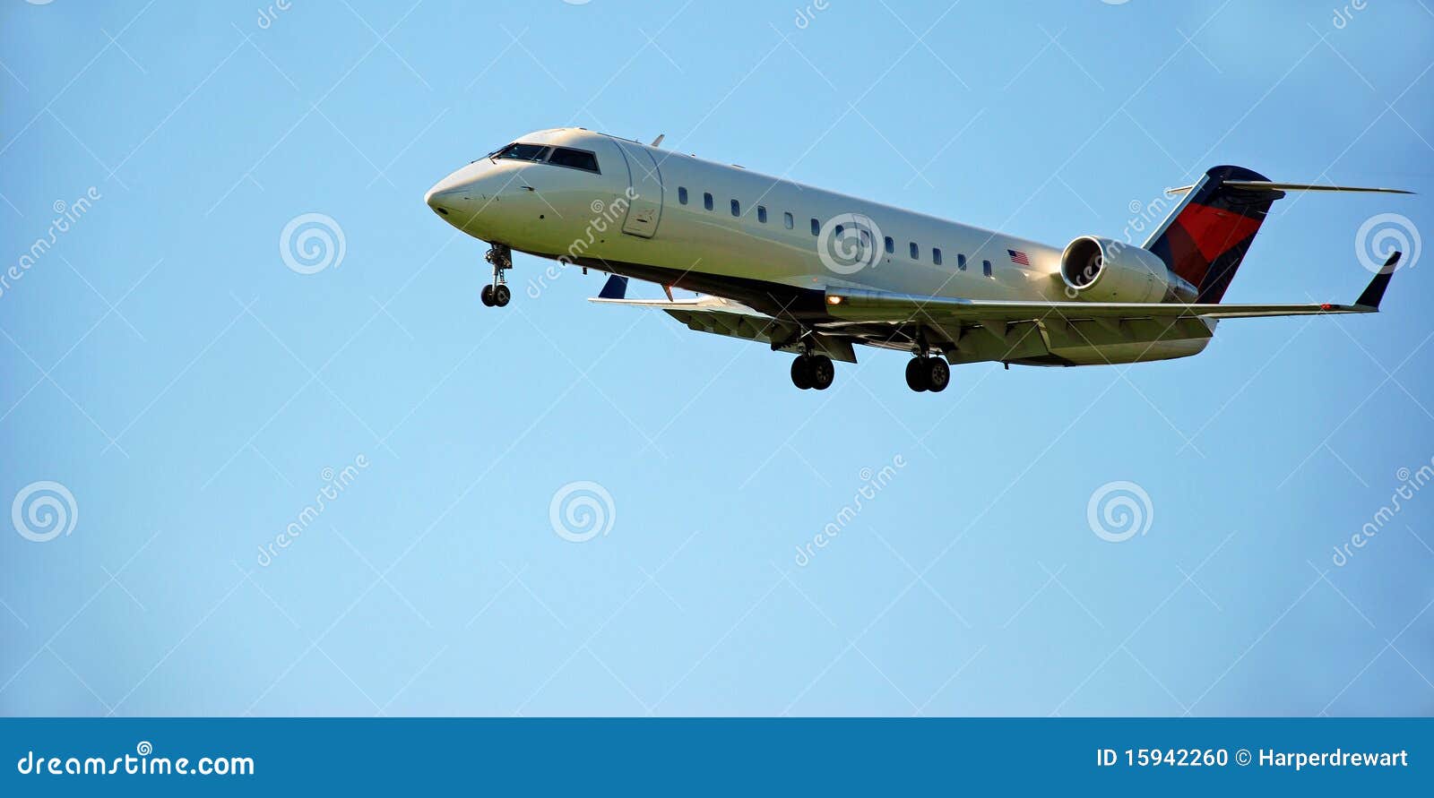 Jet with Landing Gear stock photo. Image of emerges, descent - 15942260