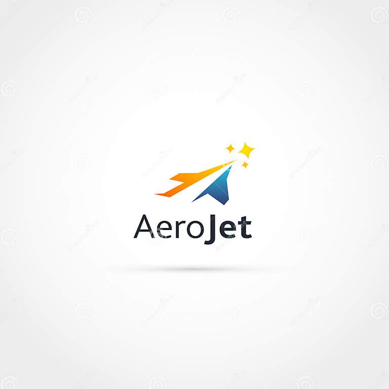 Jet Logo Design stock vector. Illustration of template - 85810198
