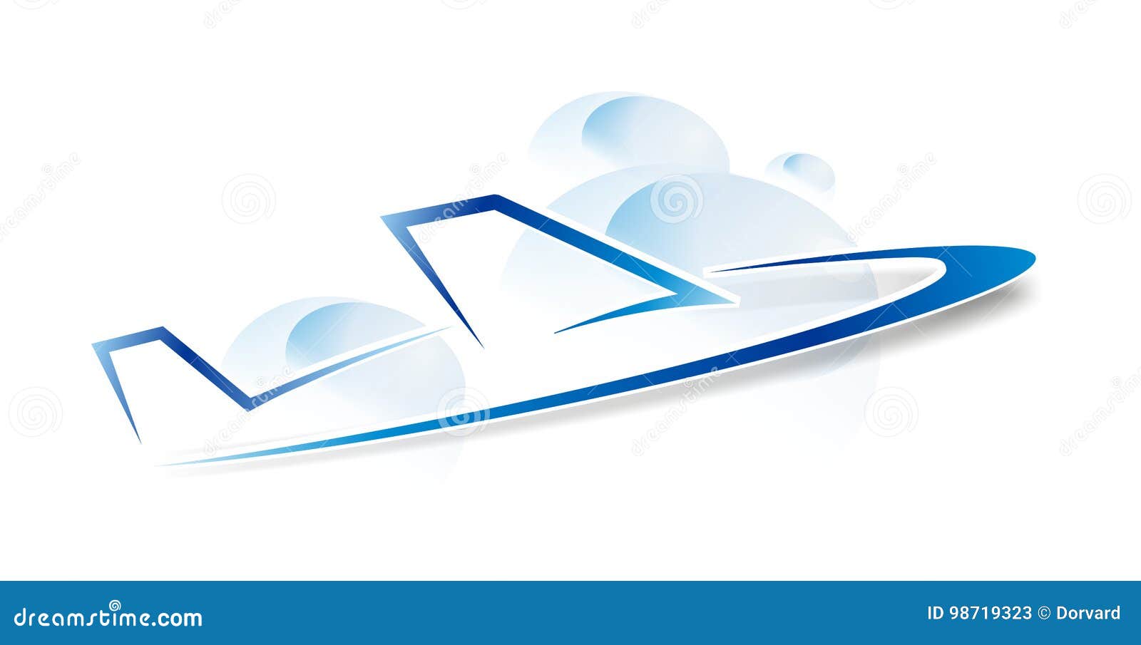 Jet logo in vector stock vector. Illustration of flight - 98719323