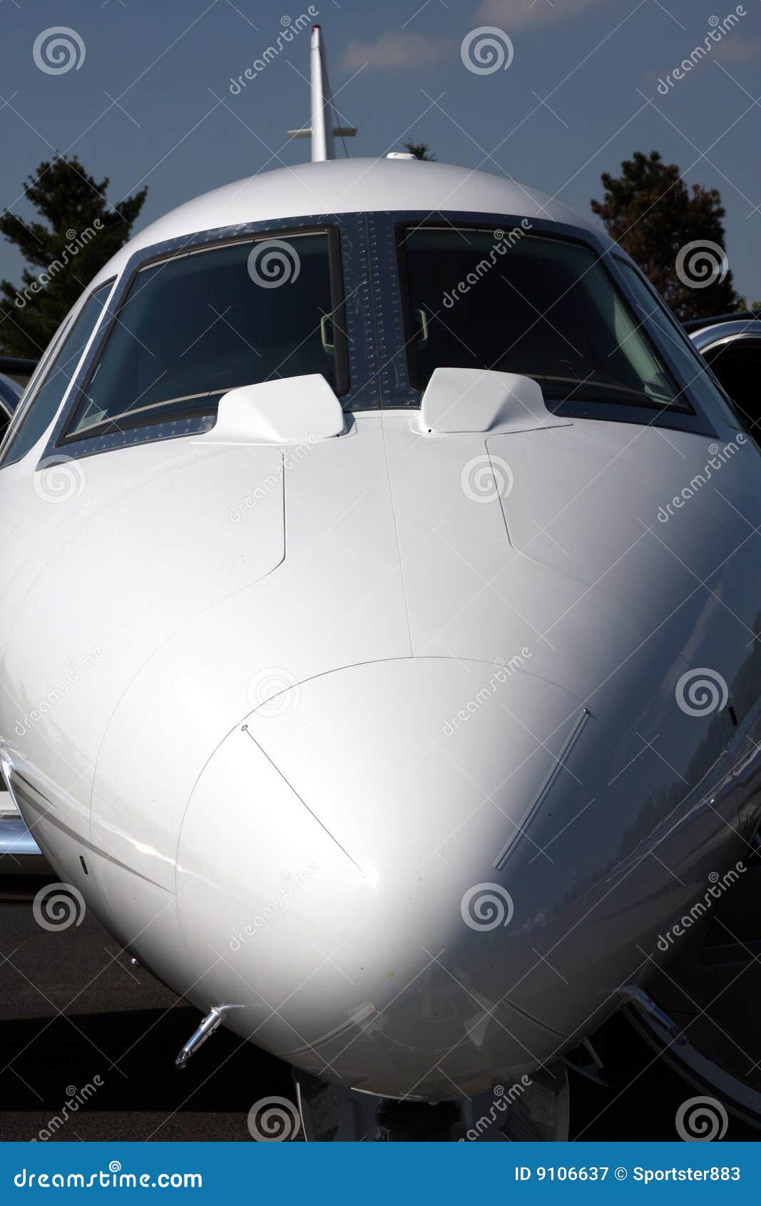 Jet Nose on stock image. Image of wing, company, runway - 9106637