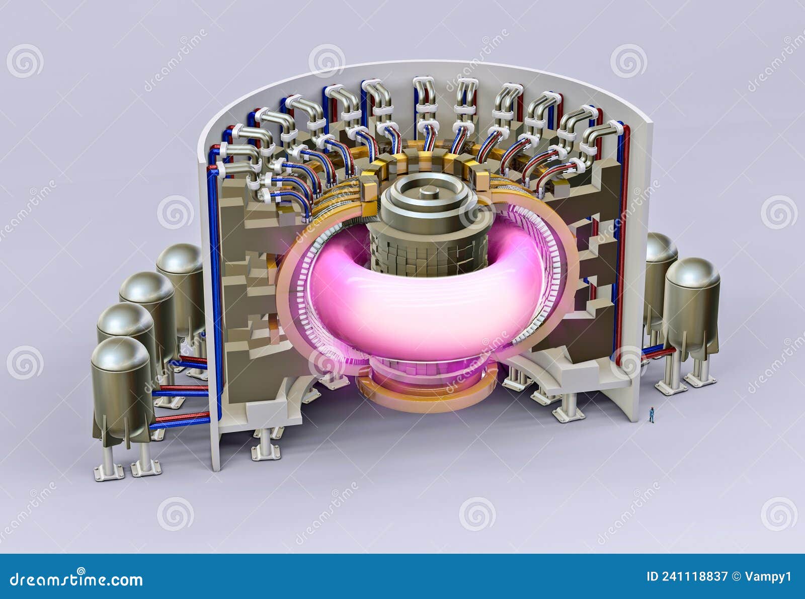 JET Nuclear Fusion Reactor, Energy Produced Thanks To the Fusion of ...