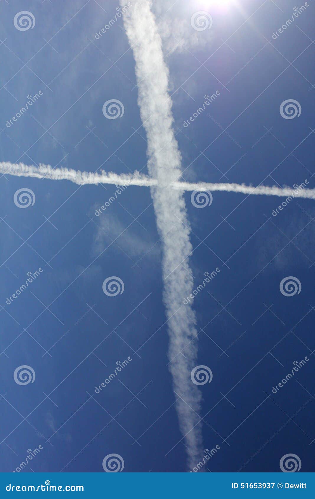 Jet path stock image. Image of smoke, jetstream, flying - 51653937