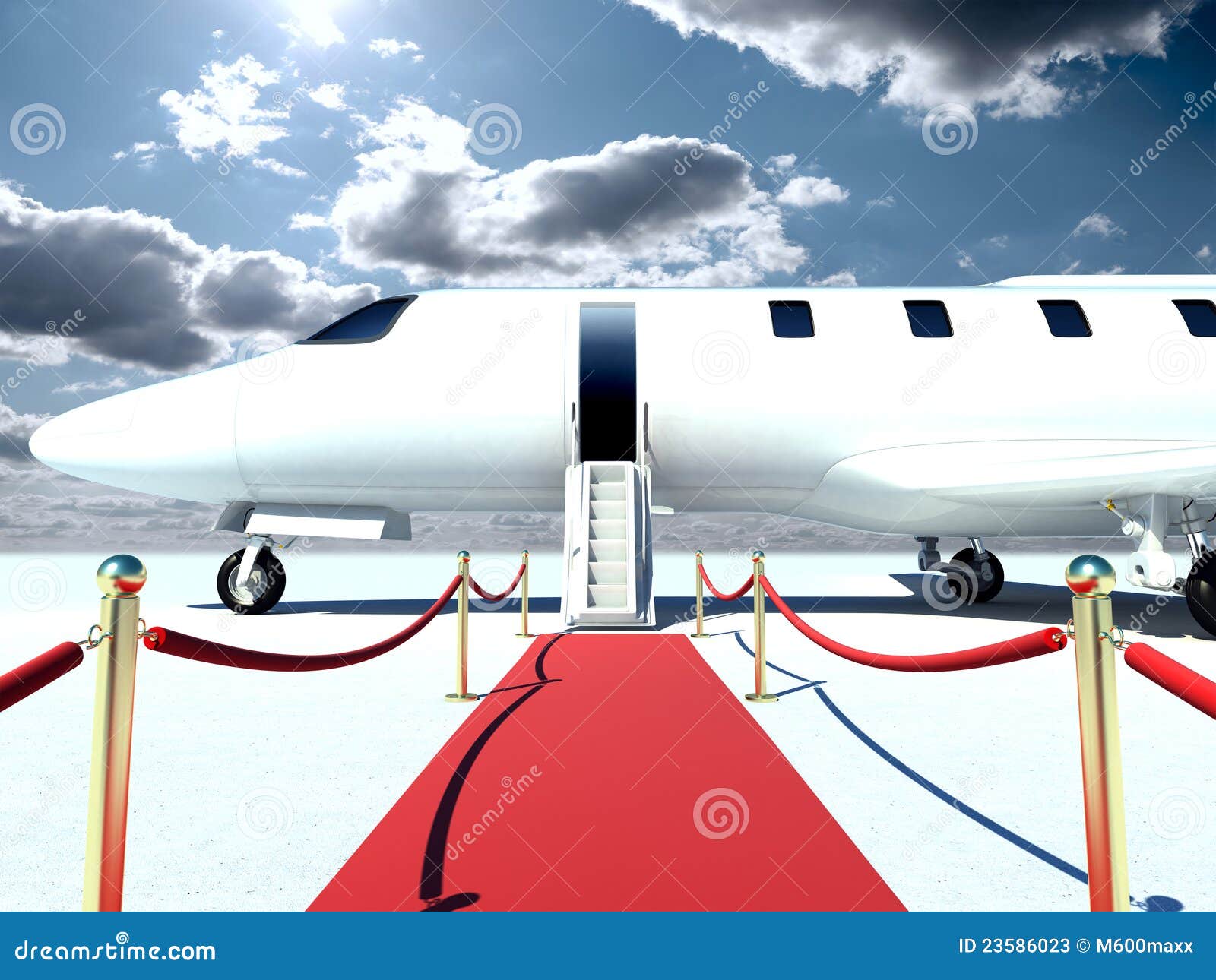 Jet plane stock image. Image of render, airplane, expensive - 23586023