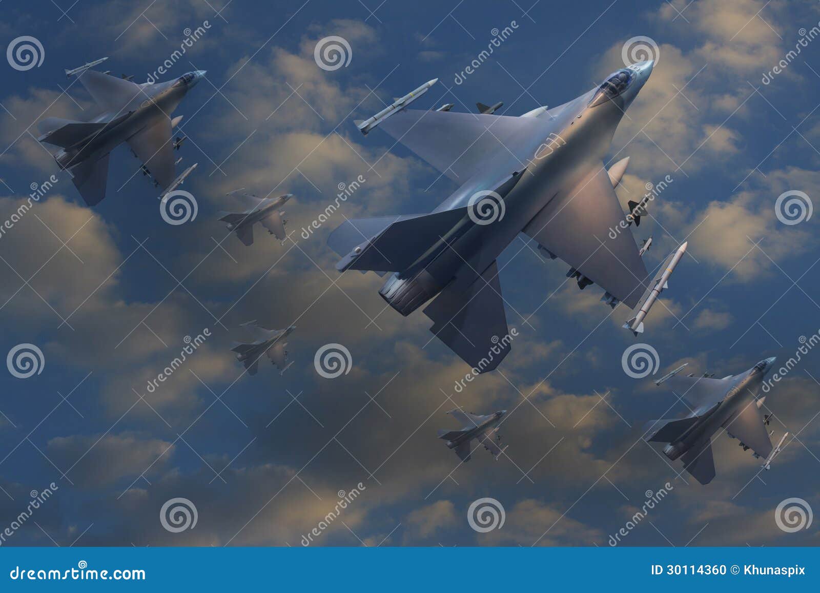 Jet plane flying on sky stock illustration. Illustration of combat ...