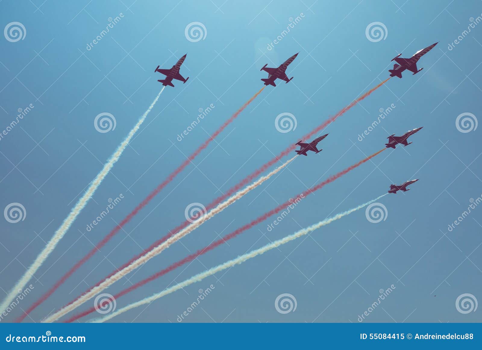 Jet plane formation stock image. Image of teamwork, bird - 55084415
