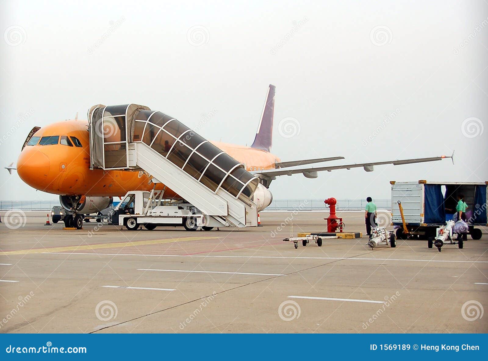 Jet Plane Landed5 stock image. Image of service, pilot - 1569189