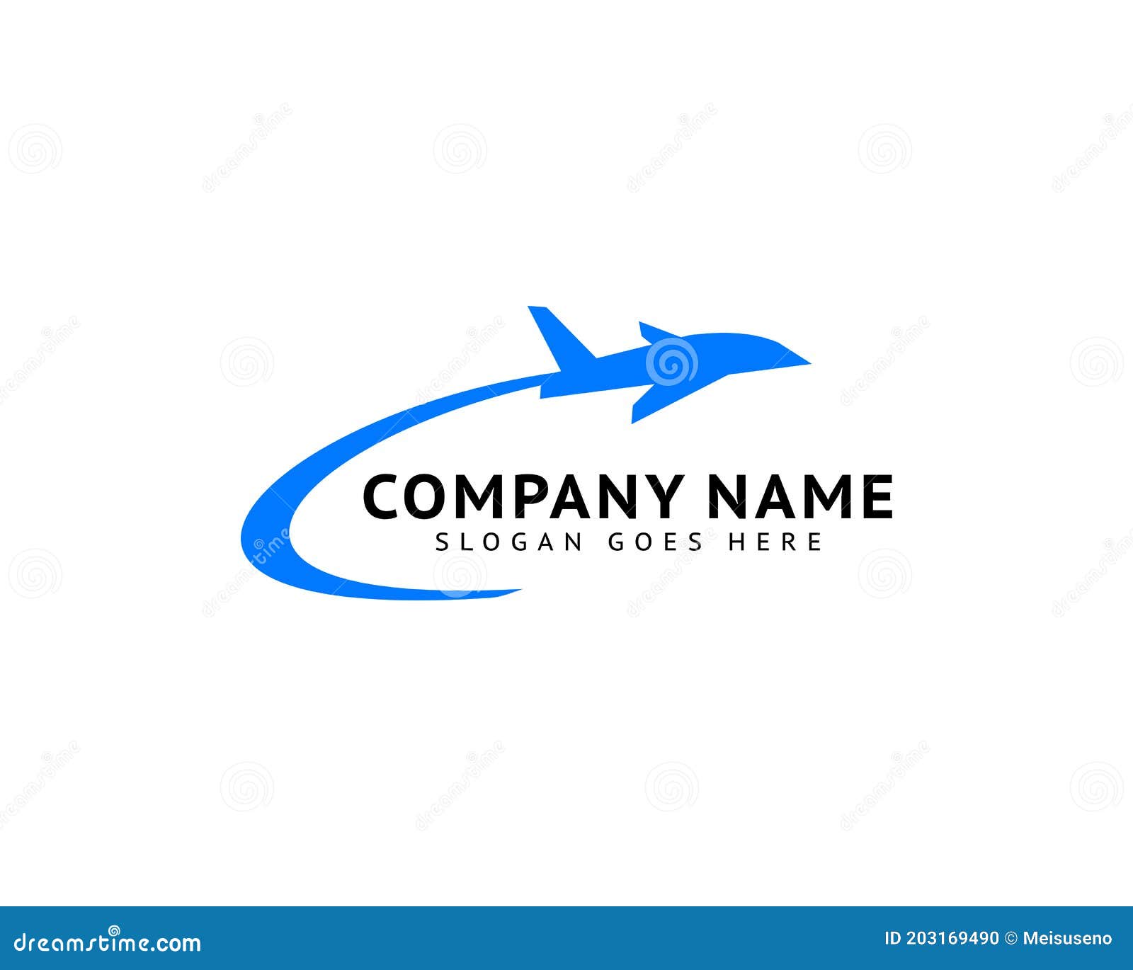 Jet Plane Logo Design Template Stock Vector - Illustration of logo ...