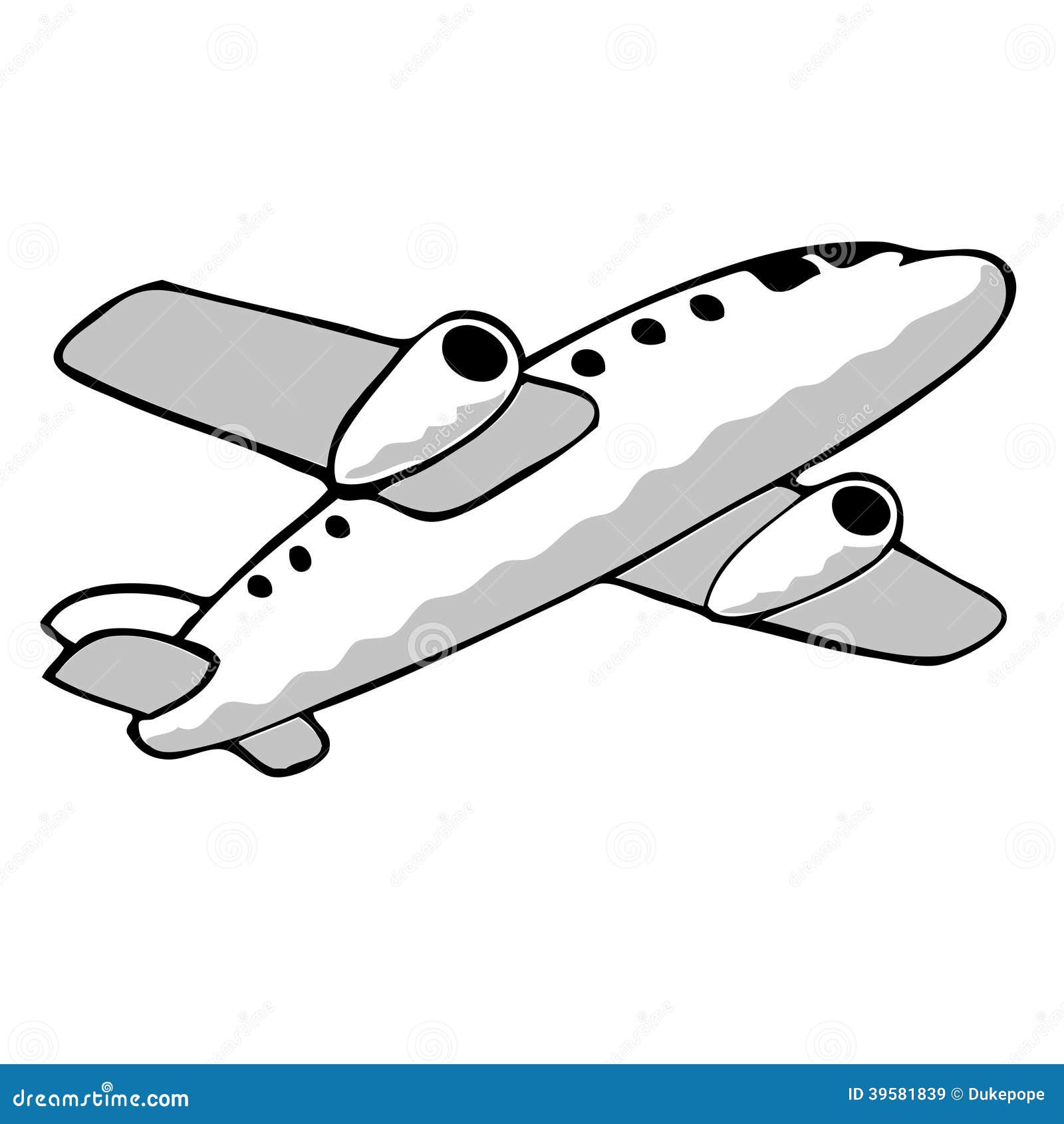 Jet plane stock illustration. Illustration of flying - 39581839