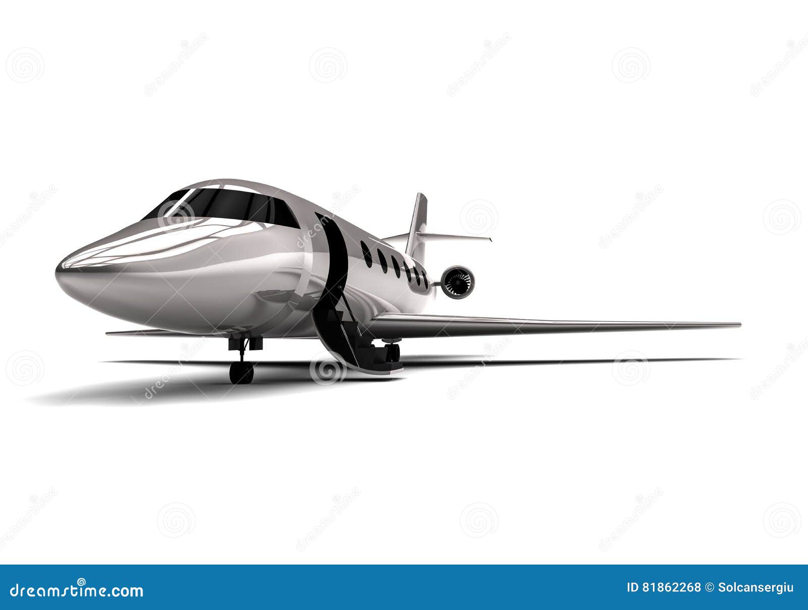 Jet privado stock de ilustración. Ilustración de carta - 81862268