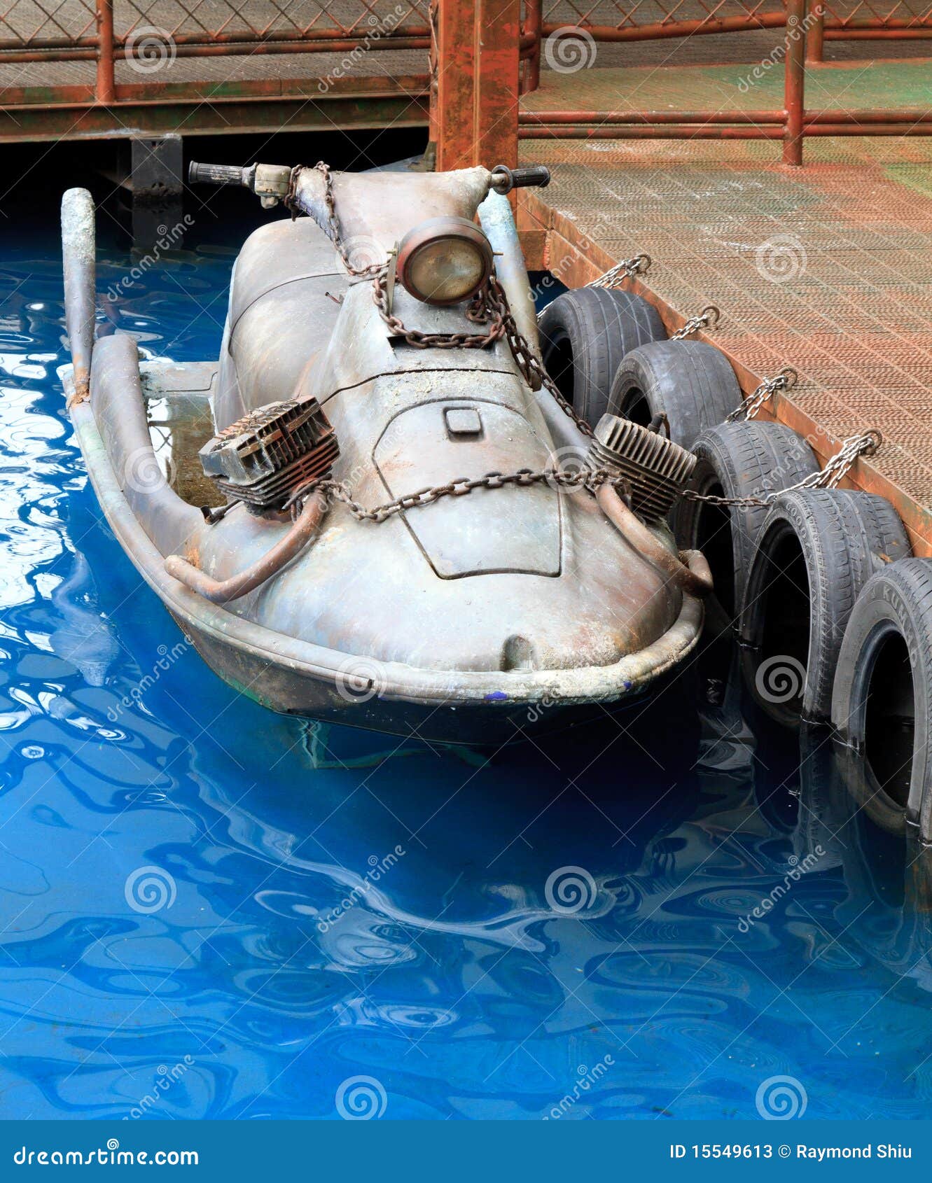 Jet ski stock image. Image of abandoned, watercraft, modified - 15549613