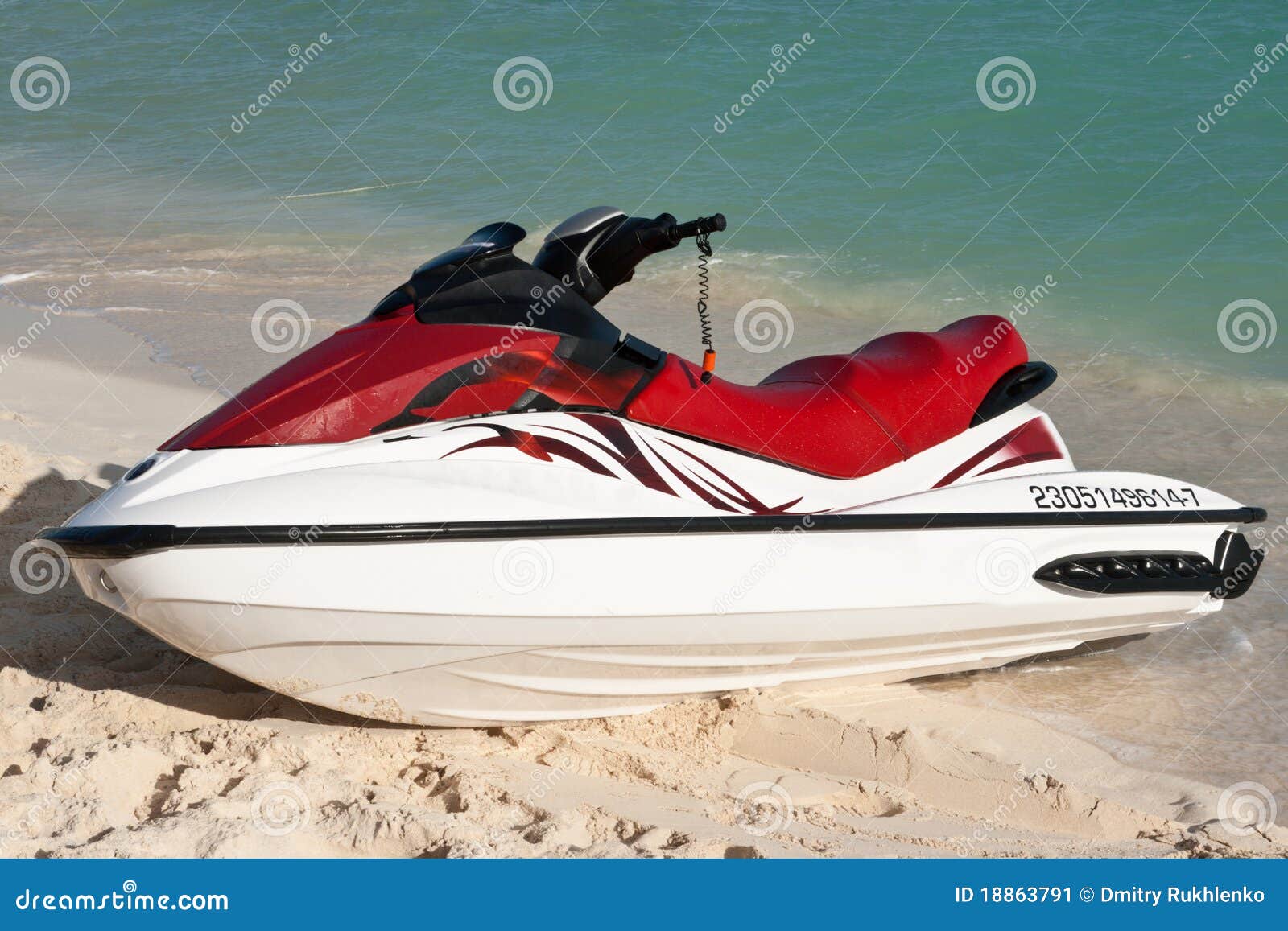 Jet ski stock image. Image of small, wave, scooter, summer - 18863791