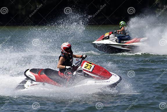 Jet Ski Driver in an Attractive Ride-4 Editorial Photography - Image of ...