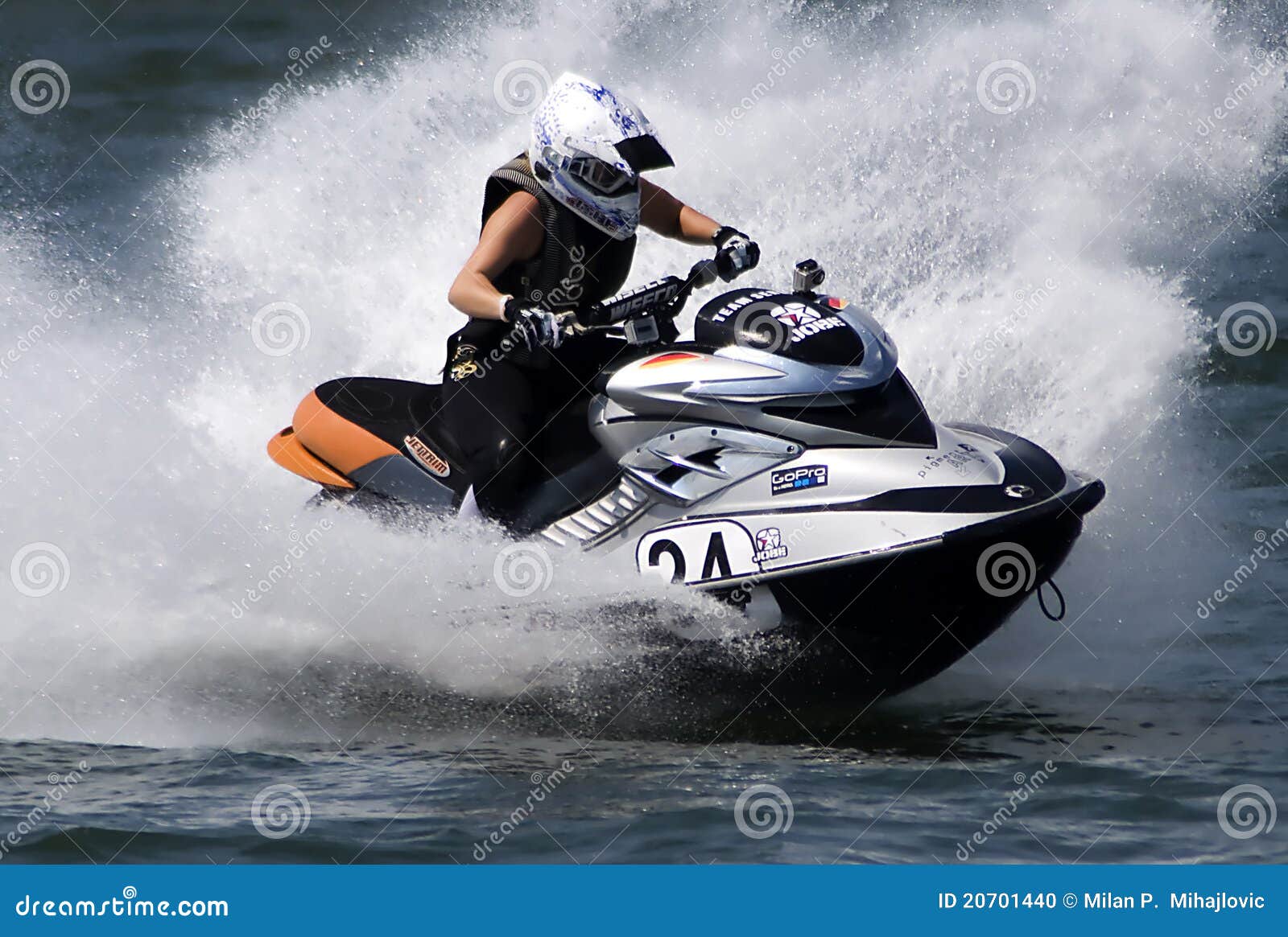 Jet Ski Driver in an Attractive Ride-5 Editorial Image - Image of ...