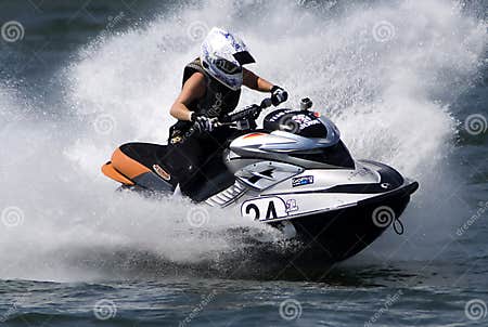 Jet Ski Driver in an Attractive Ride-5 Editorial Image - Image of ...