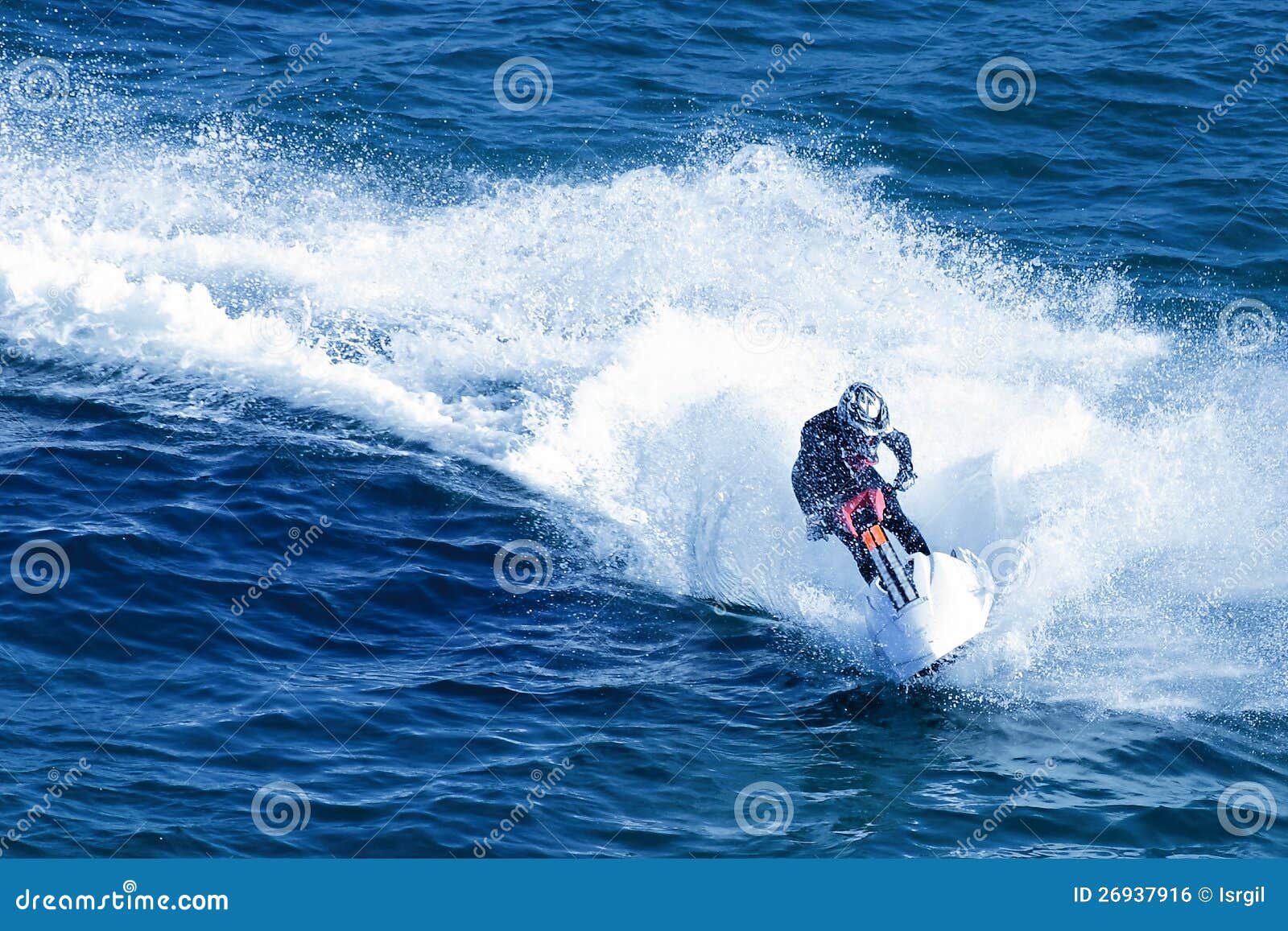 Jet-ski fun on a day stock photo. Image of boating, fast - 26937916