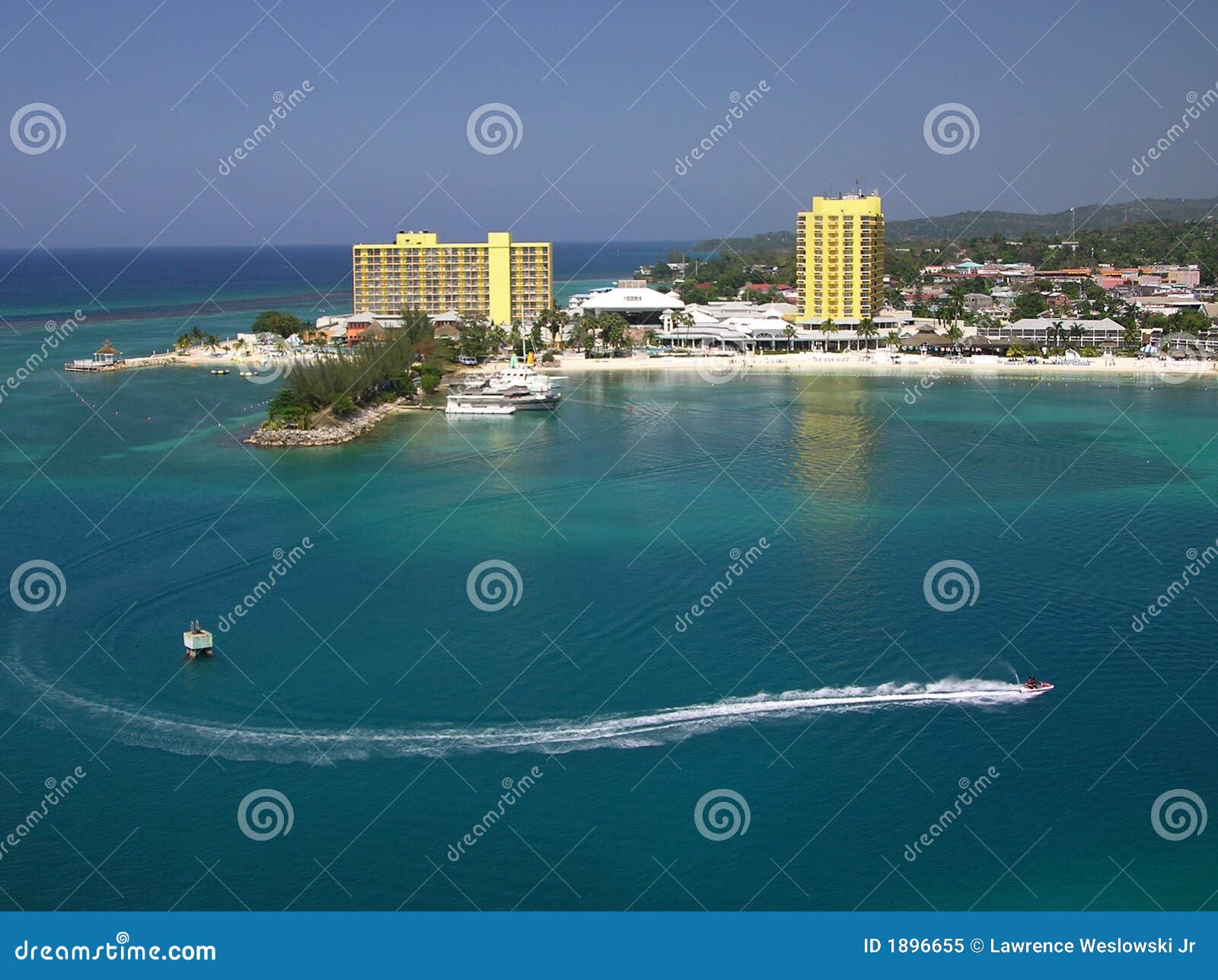 Jet Ski Fun in Ocho Rios, Jamacia Stock Image - Image of late, grand ...