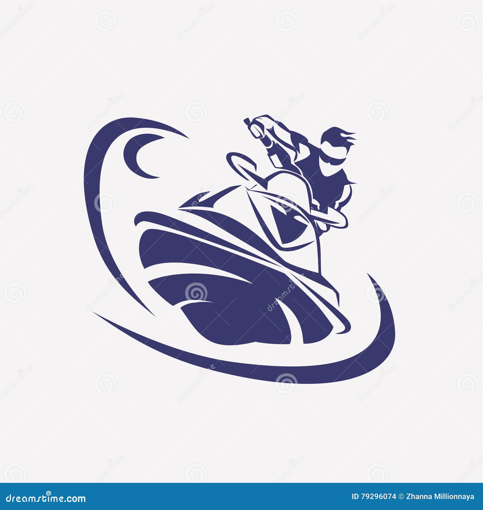 Jet Ski Waverunner Vector | CartoonDealer.com #80983291