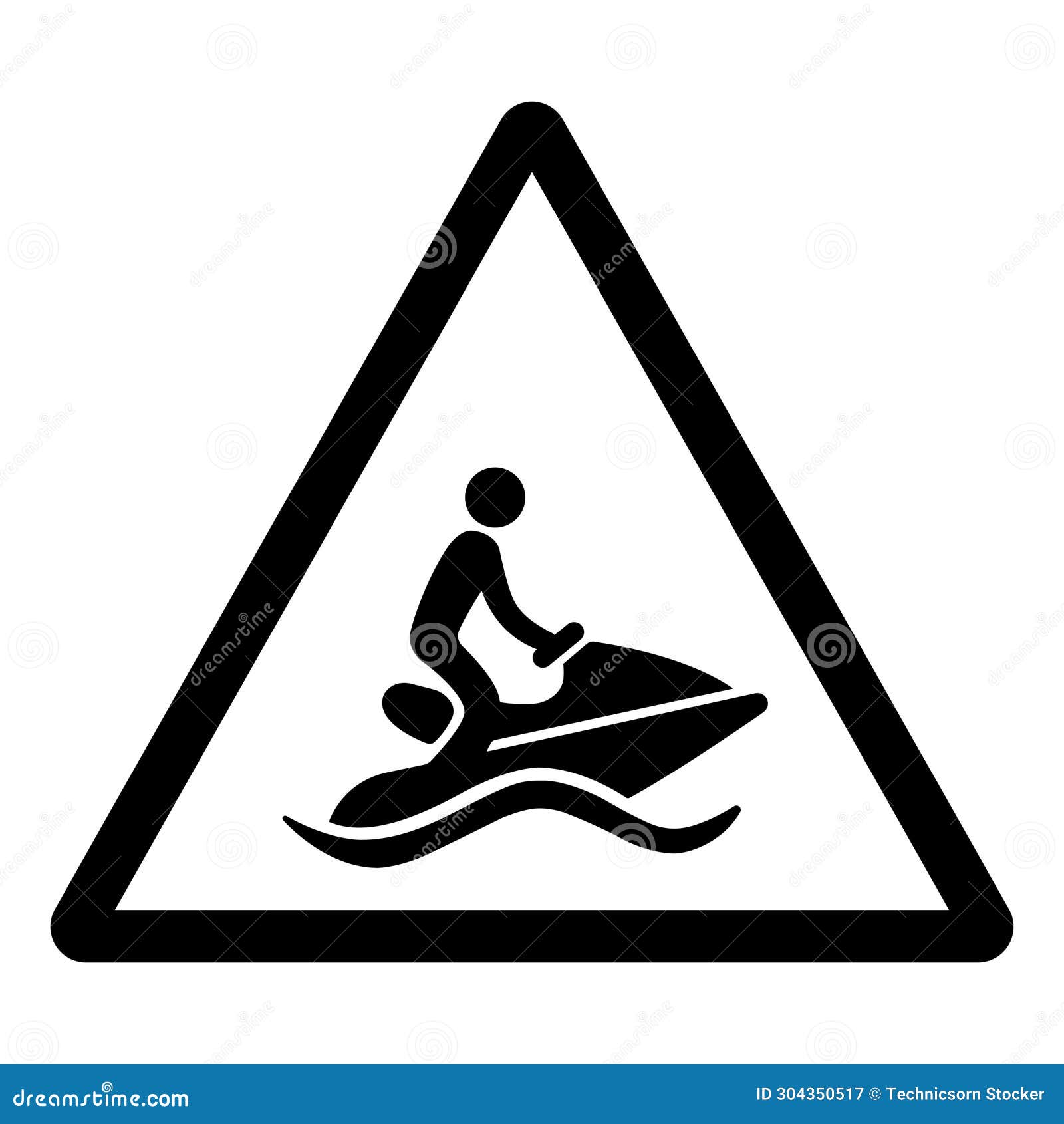 Jet Ski Symbol Sign,Vector Illustration, Isolate on White Background ...