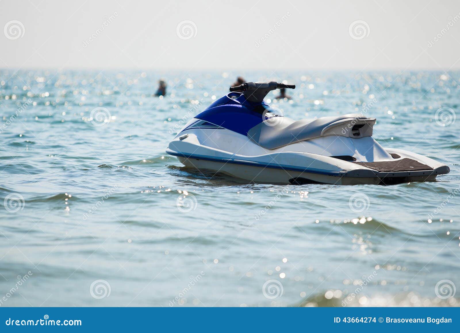 Jet ski in water stock photo. Image of relaxation, motor - 43664274