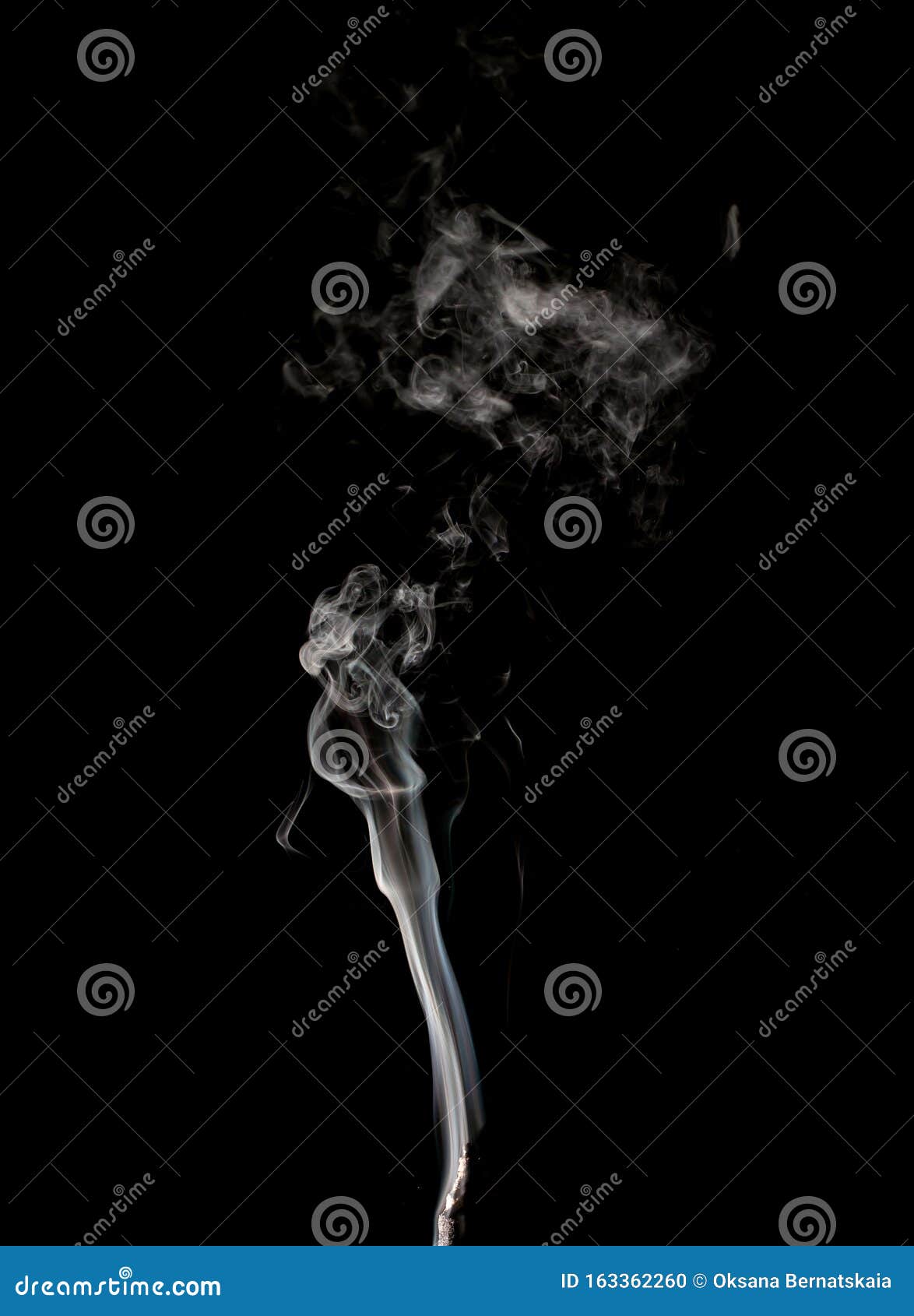 Jet Smoke on Black Background Stock Photo - Image of blue, smoke: 163362260