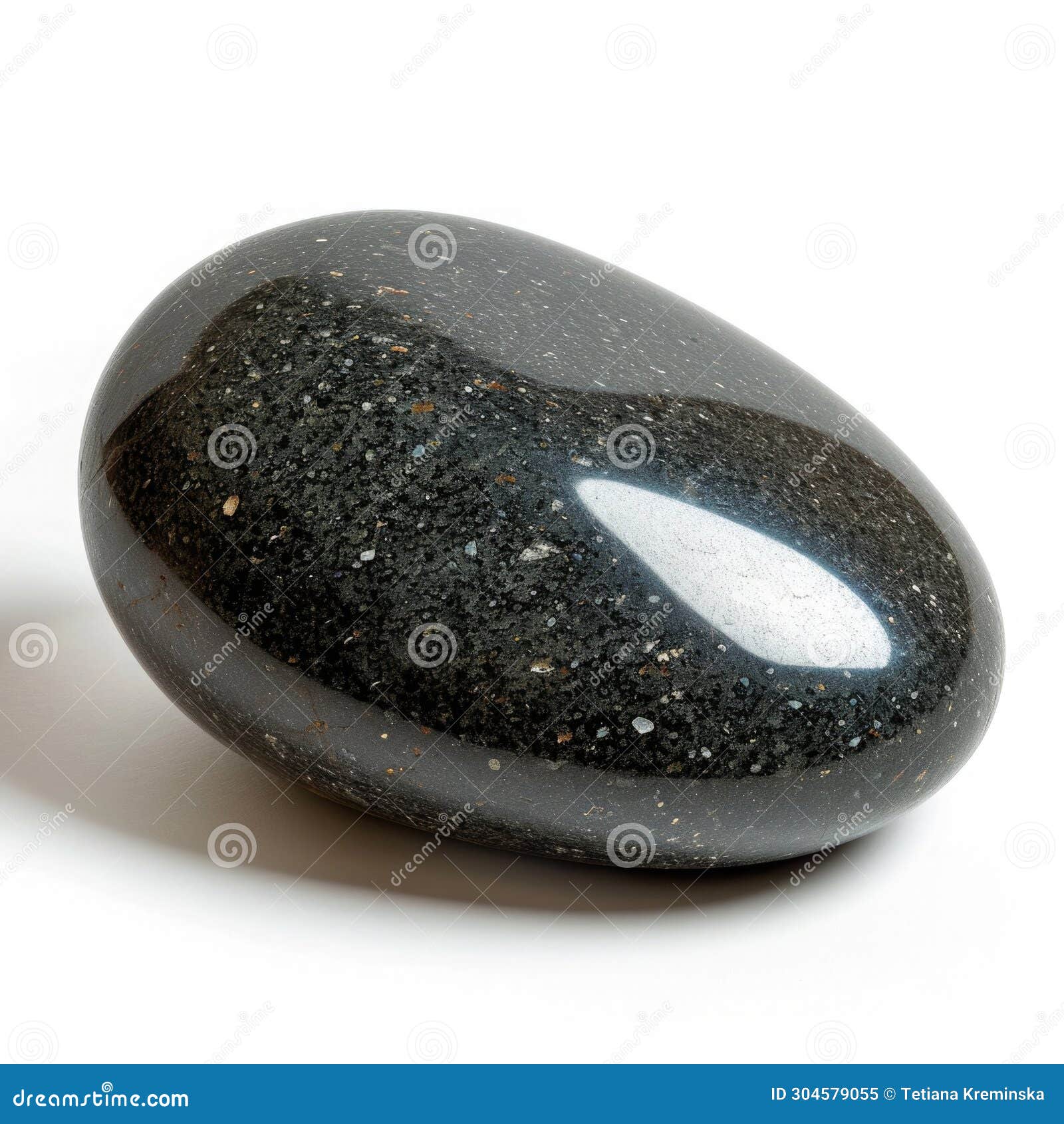 Jet Stone Exhibiting Its Deep Black Elegance and Smooth Texture, on a ...