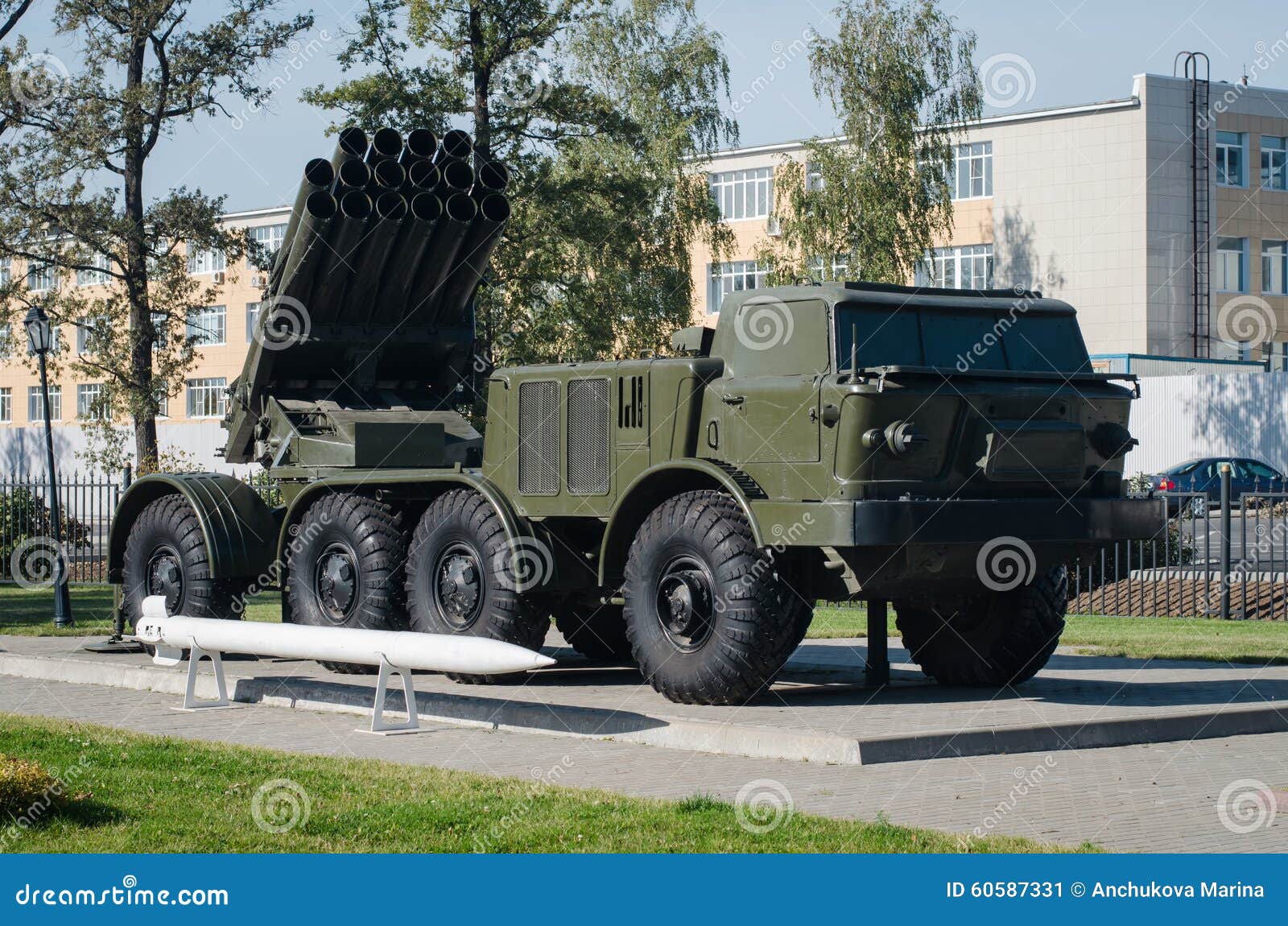 Jet System of Volley Fire Uragan Stock Image - Image of mlrs, power ...