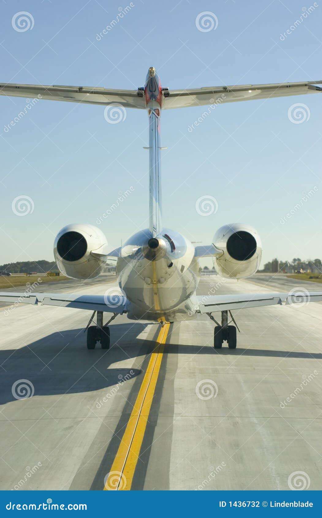 Jet Tail stock photo. Image of plane, clouds, runway, flight - 1436732