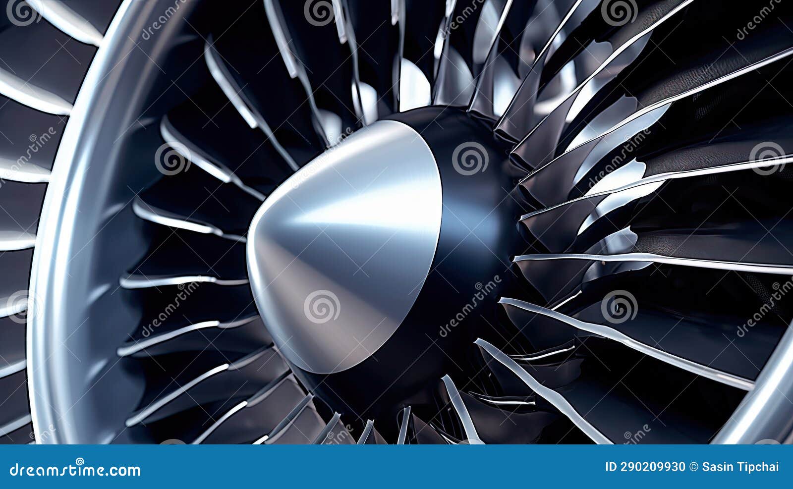 Gas Turbine Jet Engine Propulsion Blades Stock Image | CartoonDealer ...