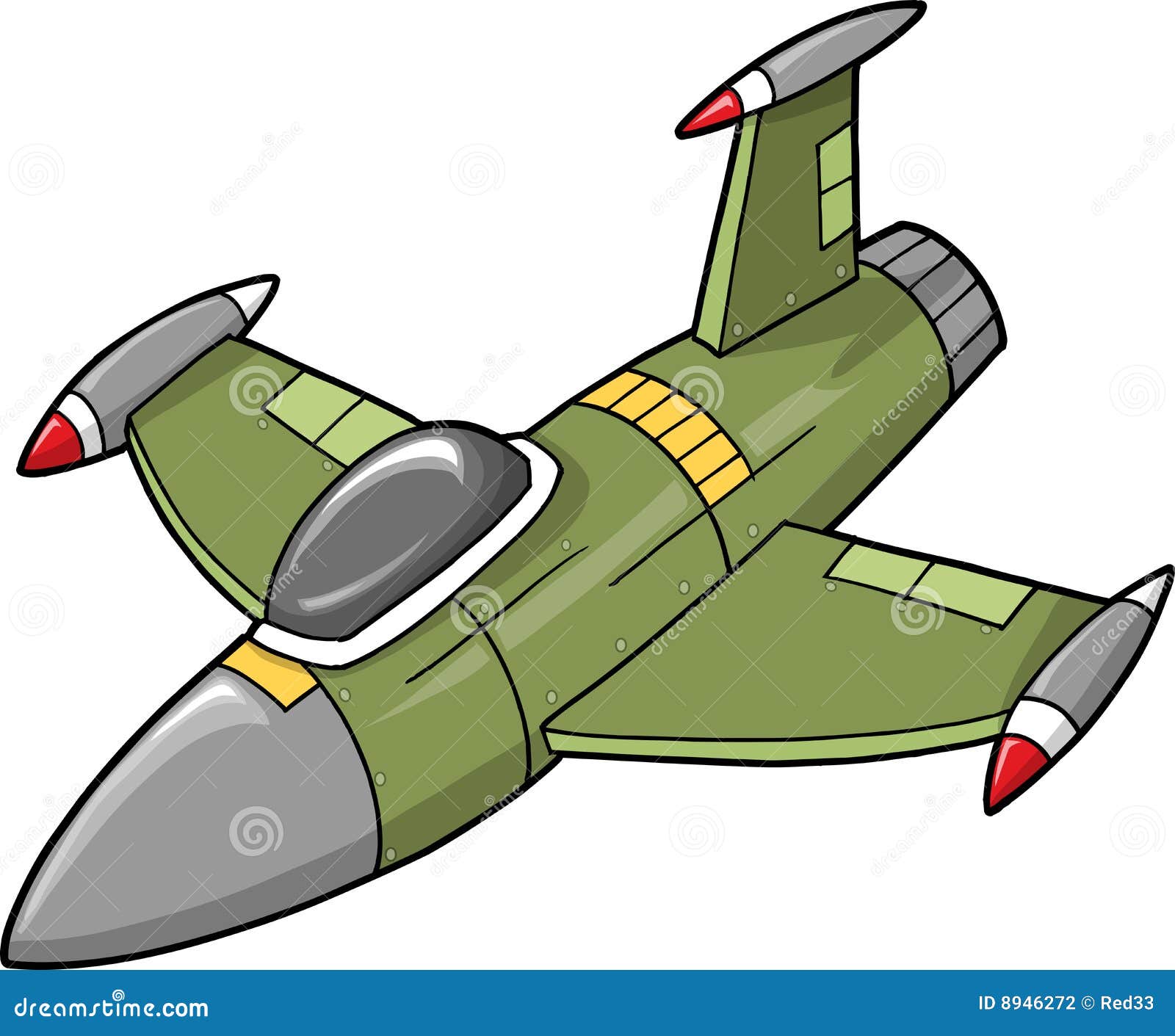 Jet Vector Illustration stock vector. Illustration of vector - 8946272
