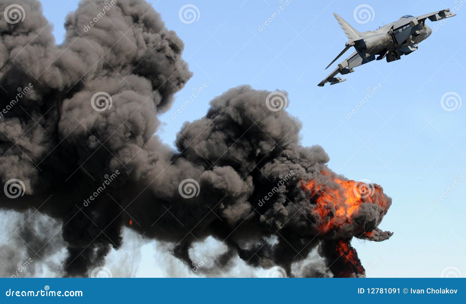 Jetfighter attack stock image. Image of jetfighter, force - 12781091