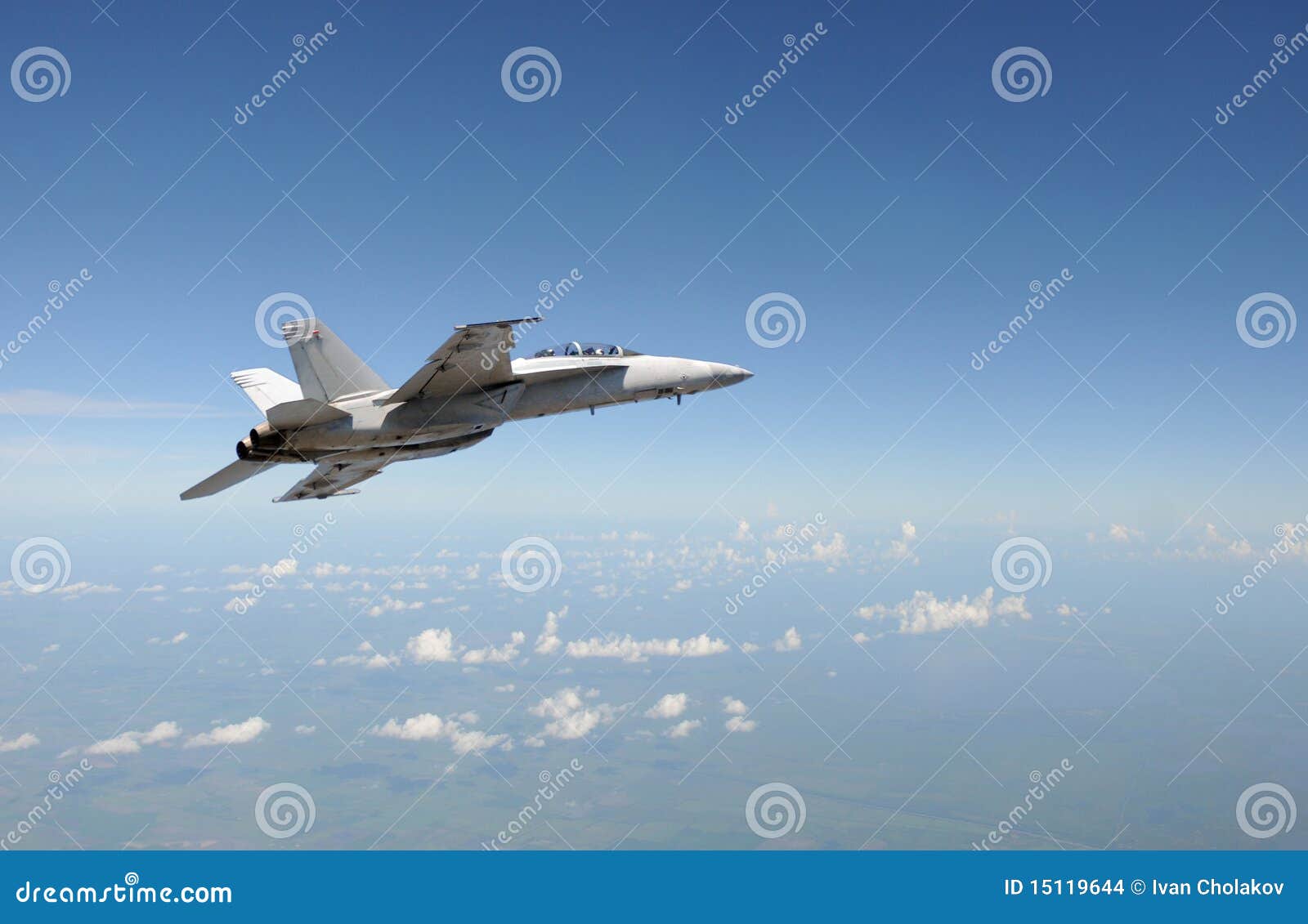 Jetfighter in flight stock photo. Image of military, aviation - 15119644