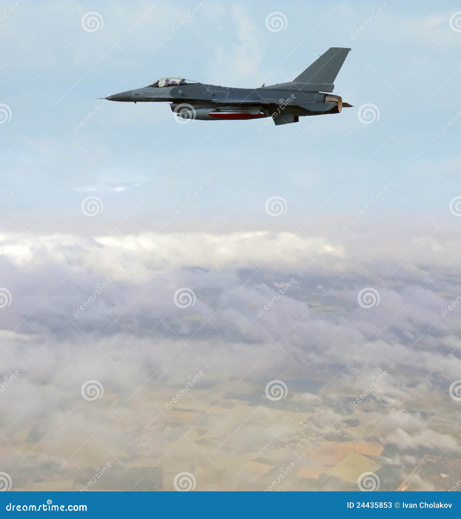 Jetfighter in flight stock image. Image of defense, airborne - 24435853