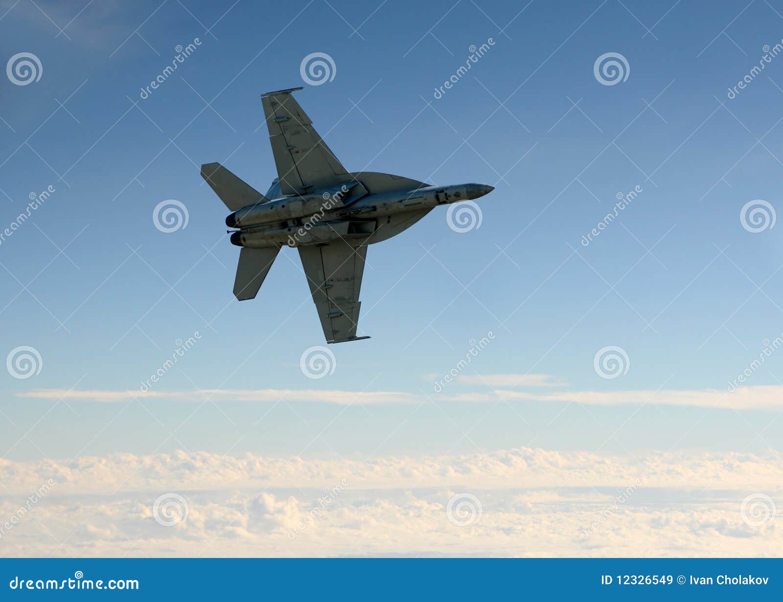 Jetfighter at high speed stock image. Image of midair - 12326549