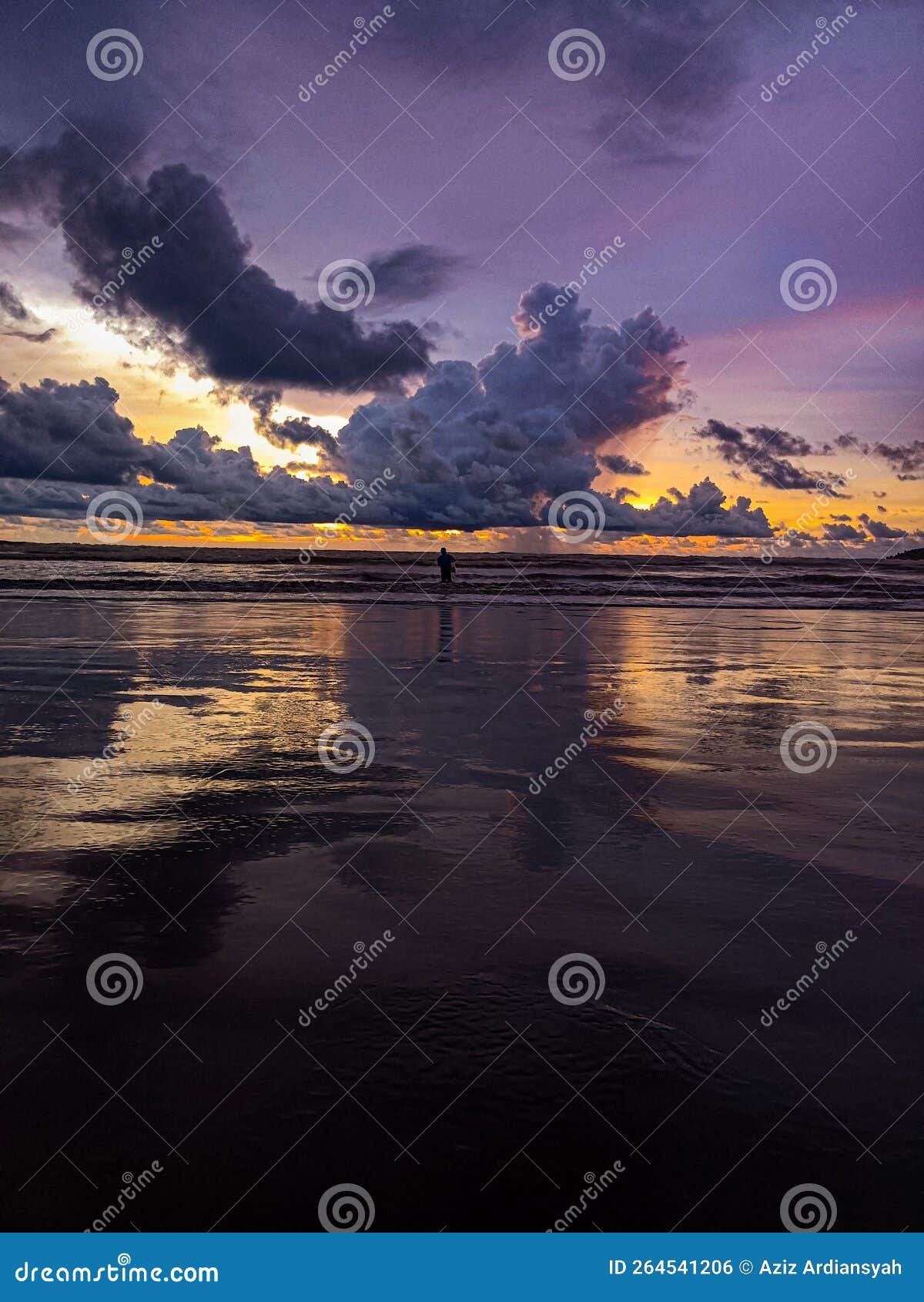 Jetis Beach, Kebumen Regency, Central Java, Indonesia Stock Photo ...