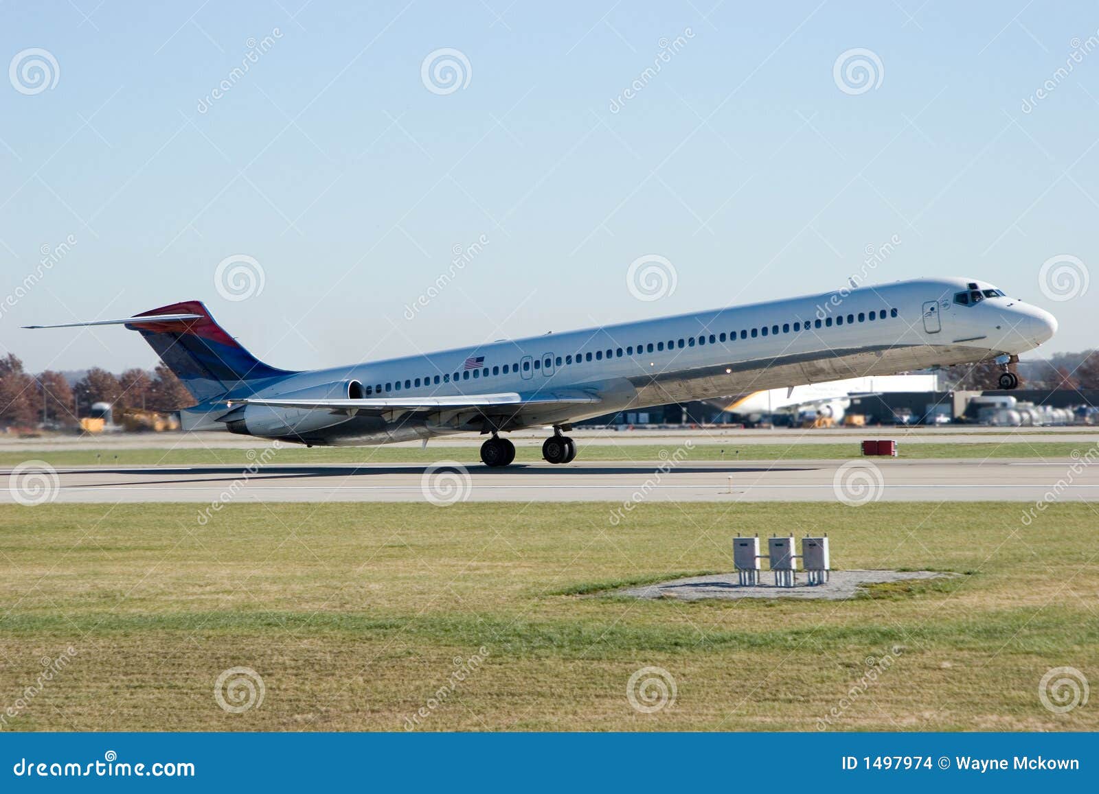 Jetliner on takeoff 4 stock photo. Image of copilot, cargo - 1497974