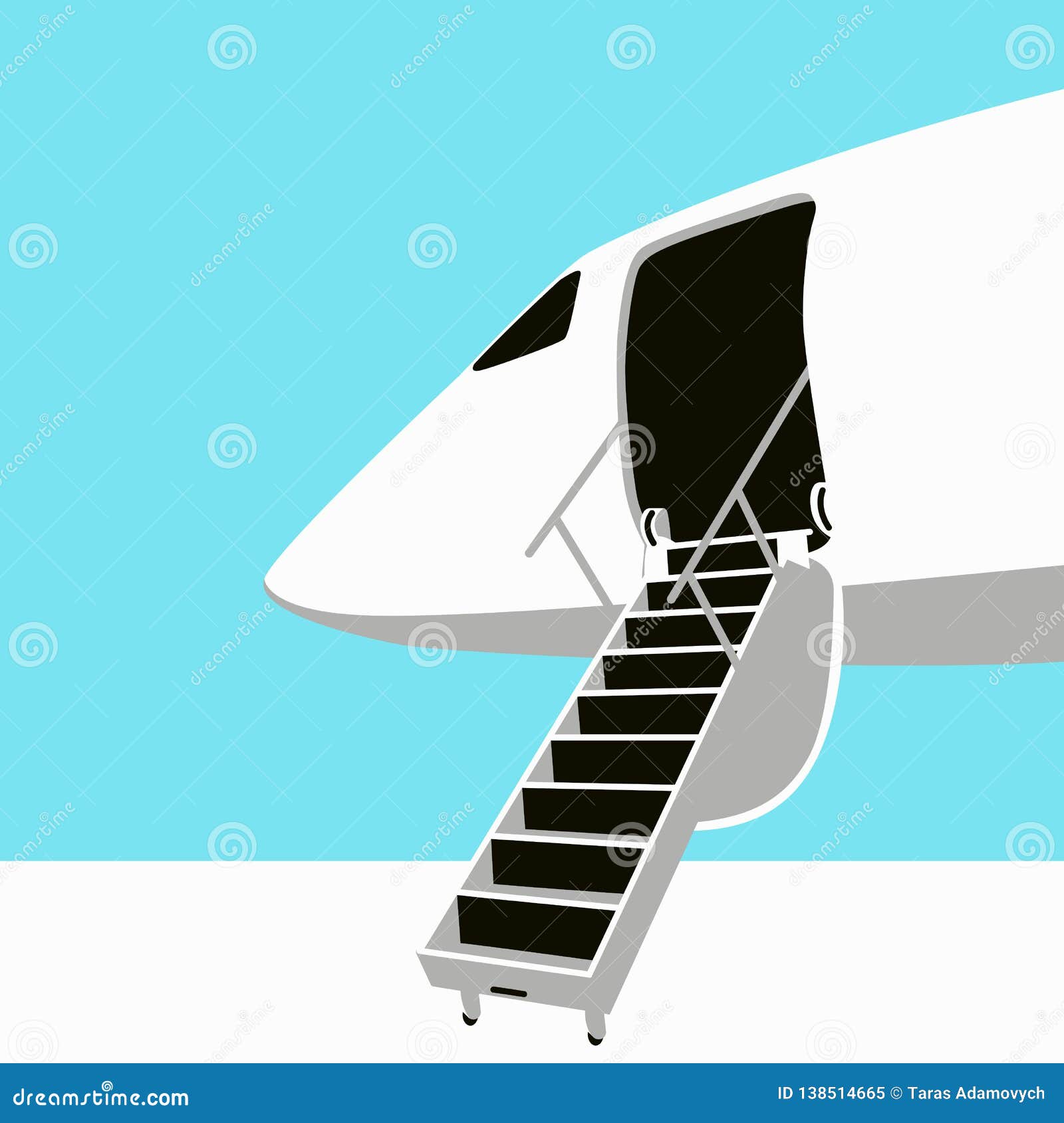 Jetliner Vector Icon In 6 Different Modern Styles. Black, Two Colored ...