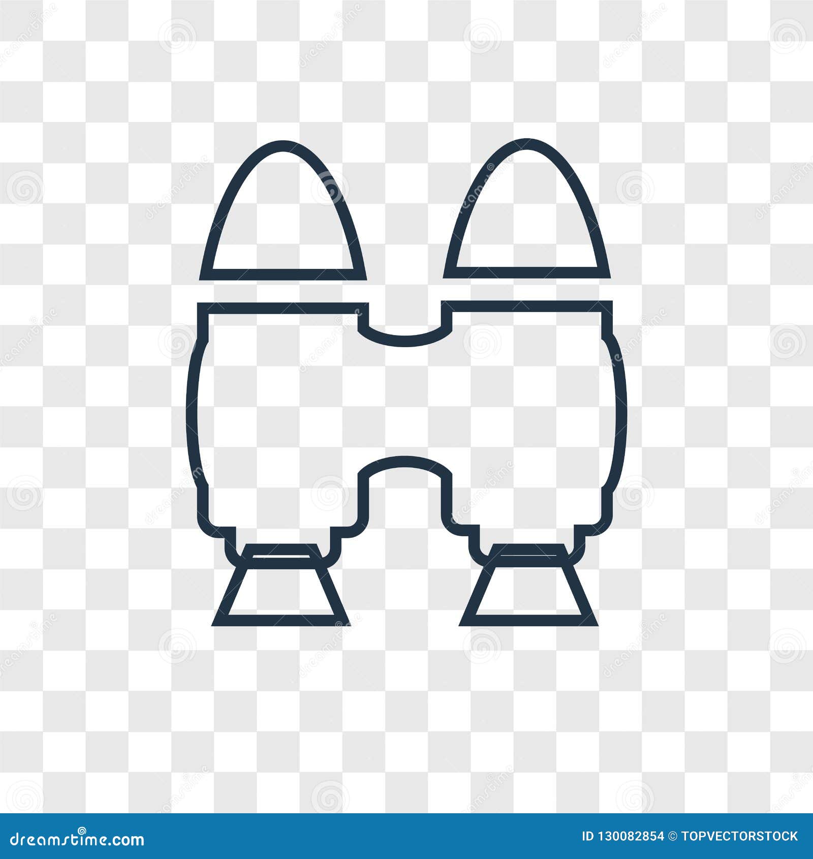 Jetpack Concept Vector Linear Icon Isolated on Transparent Background ...