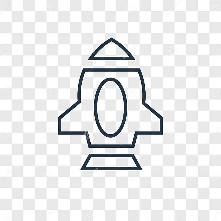 Jetpack Concept Vector Linear Icon Isolated on Transparent Background ...