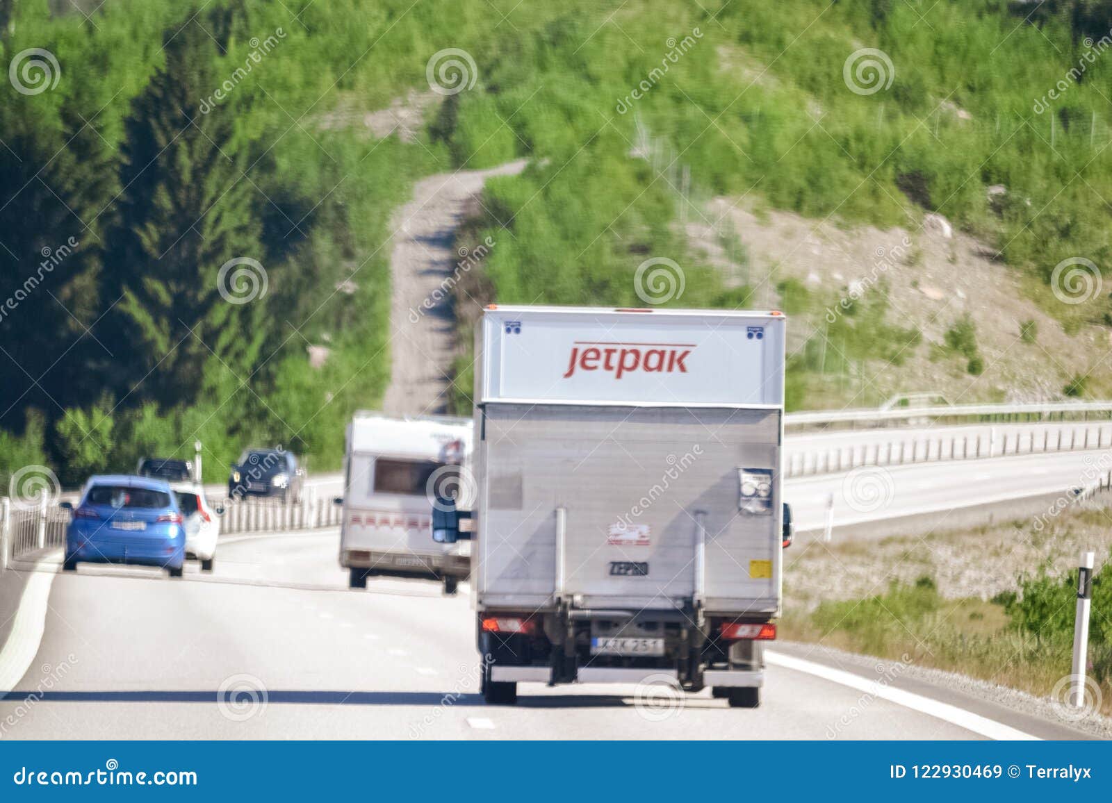 Jetpak truck editorial stock image. Image of delivers - 122930469