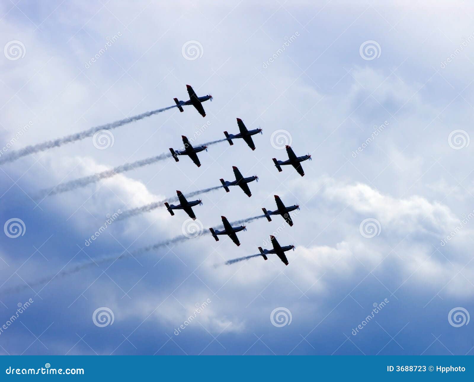 Jets flying stock image. Image of trainer, formation, fast - 3688723
