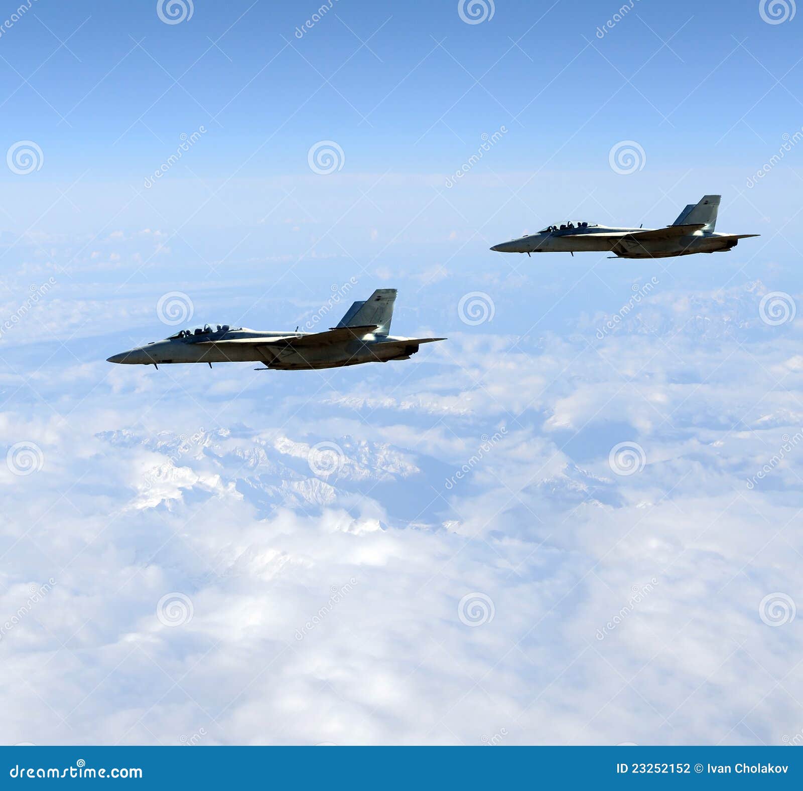 Jets at high altitude stock photo. Image of airforce - 23252152