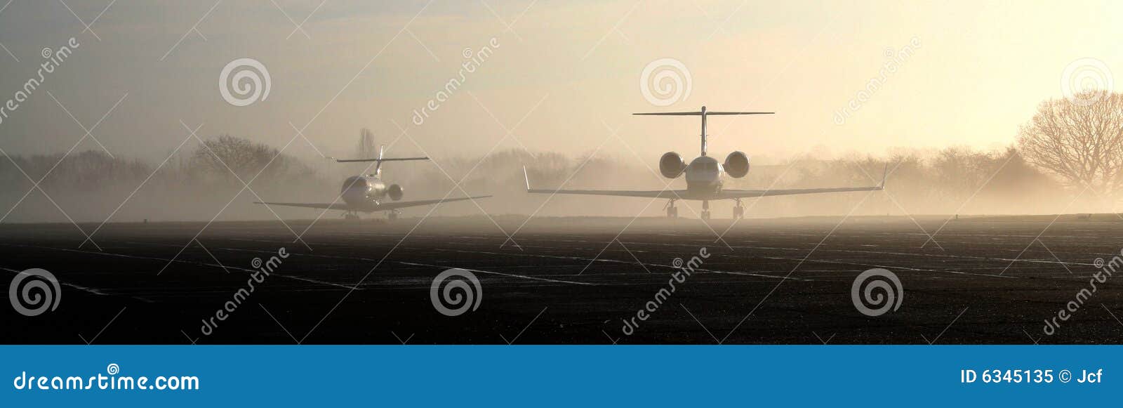 Jets in the mist stock image. Image of morning, cessna - 6345135
