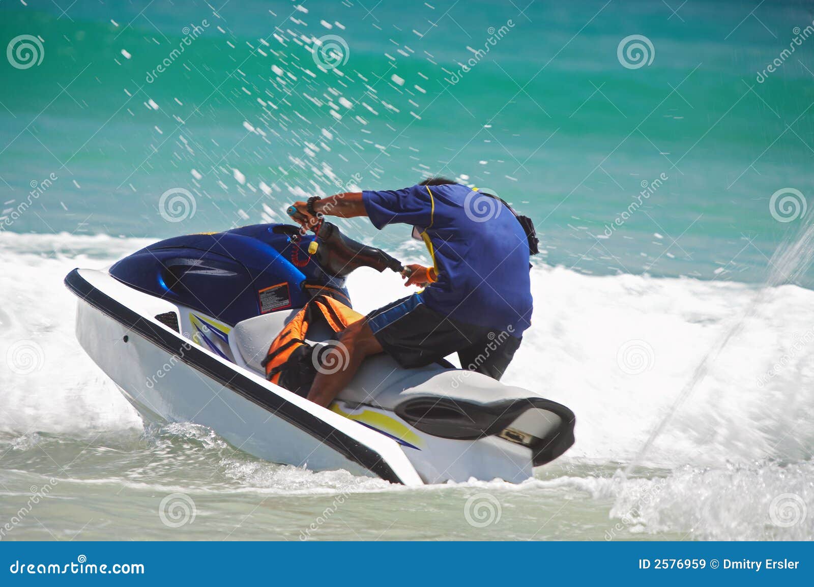 Jetski stock image. Image of action, sport, amusement - 2576959