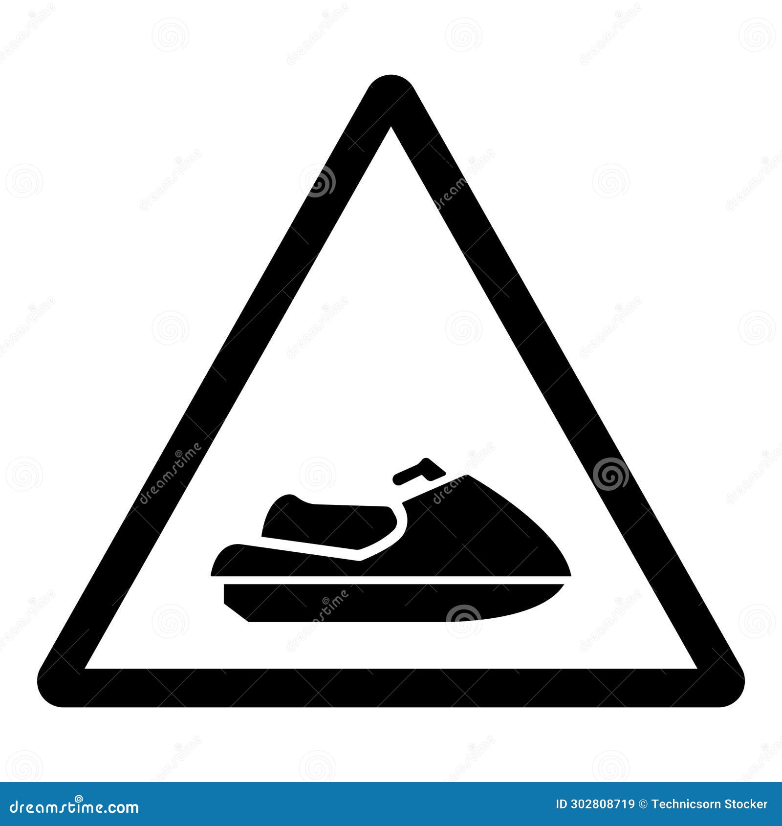 Jetski Symbol Sign,Vector Illustration, Isolate on White Background ...