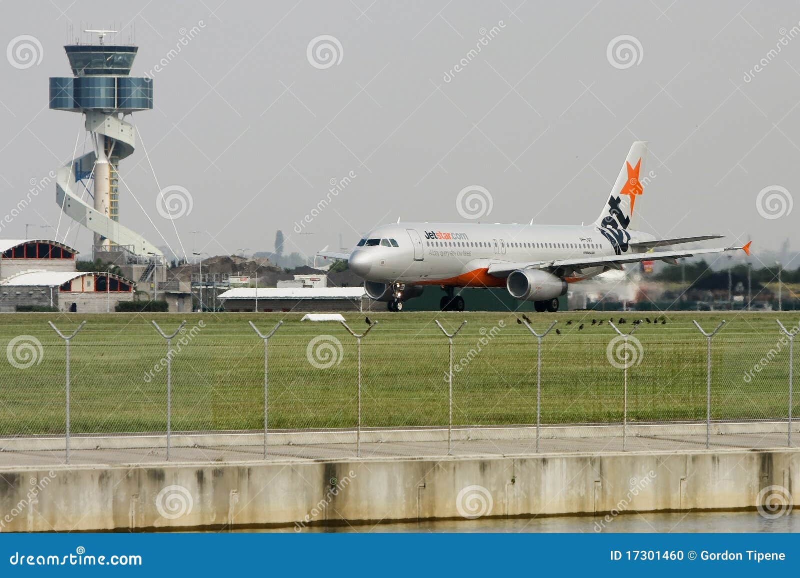 Jetstar Airbus A320 Ready for Takeoff. Editorial Image - Image of ...