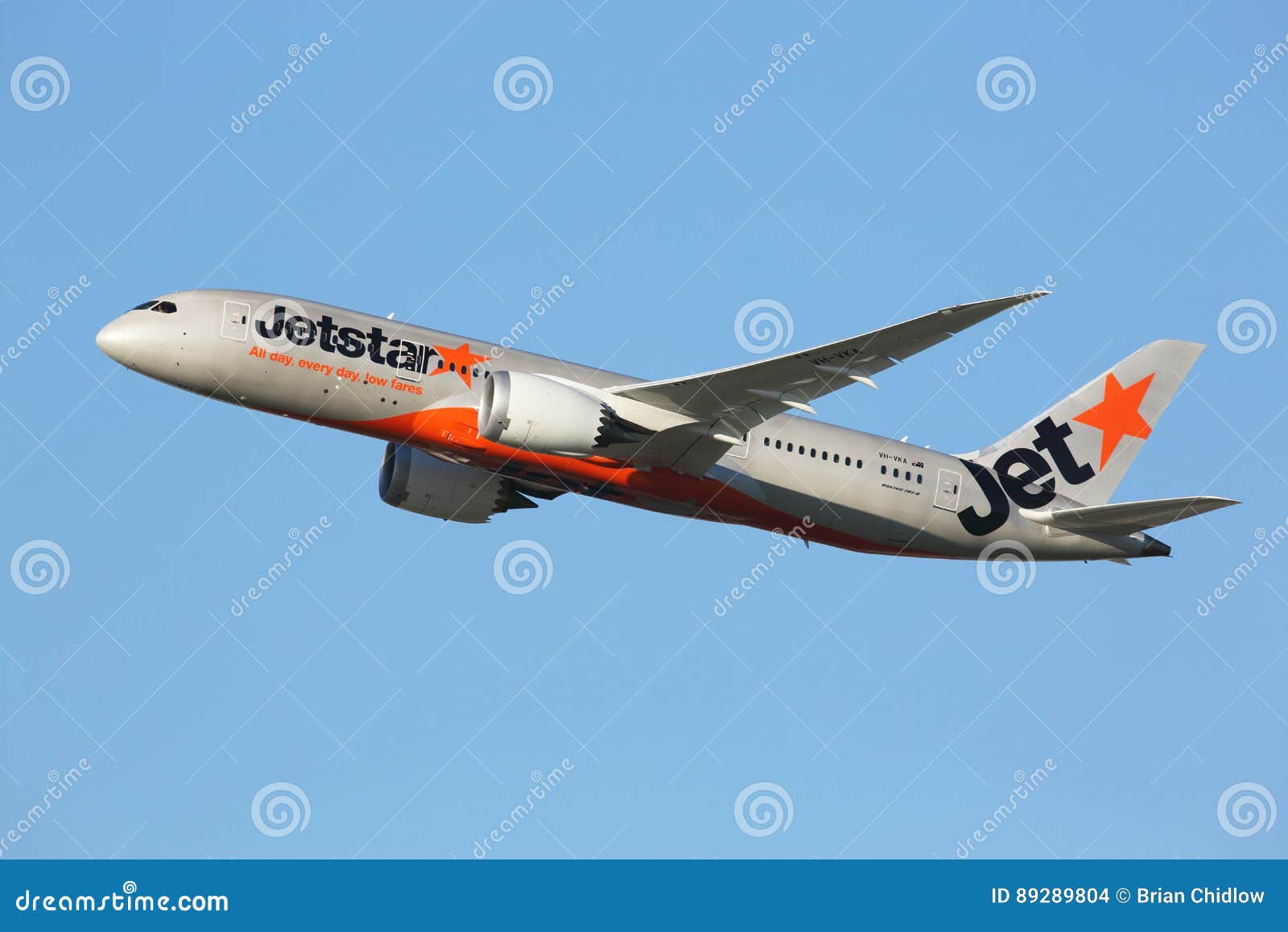 Jetstar Boeing 787 Dreamliner Airliner On Runway Editorial Image ...